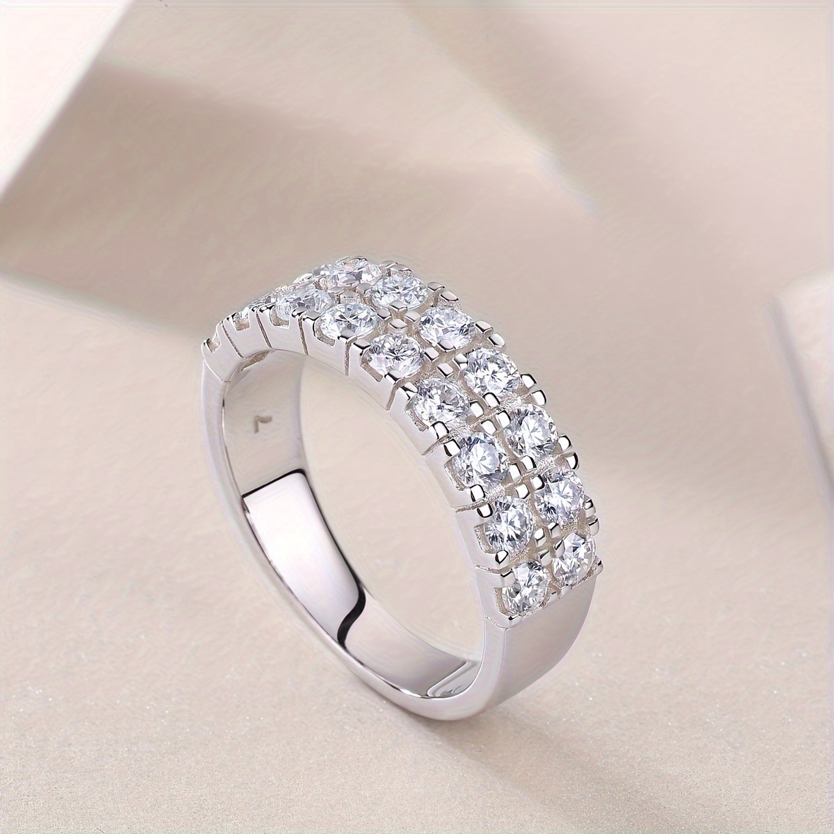 s925 silver moissanite ring 1.17 carats / men women / - Temu Ireland