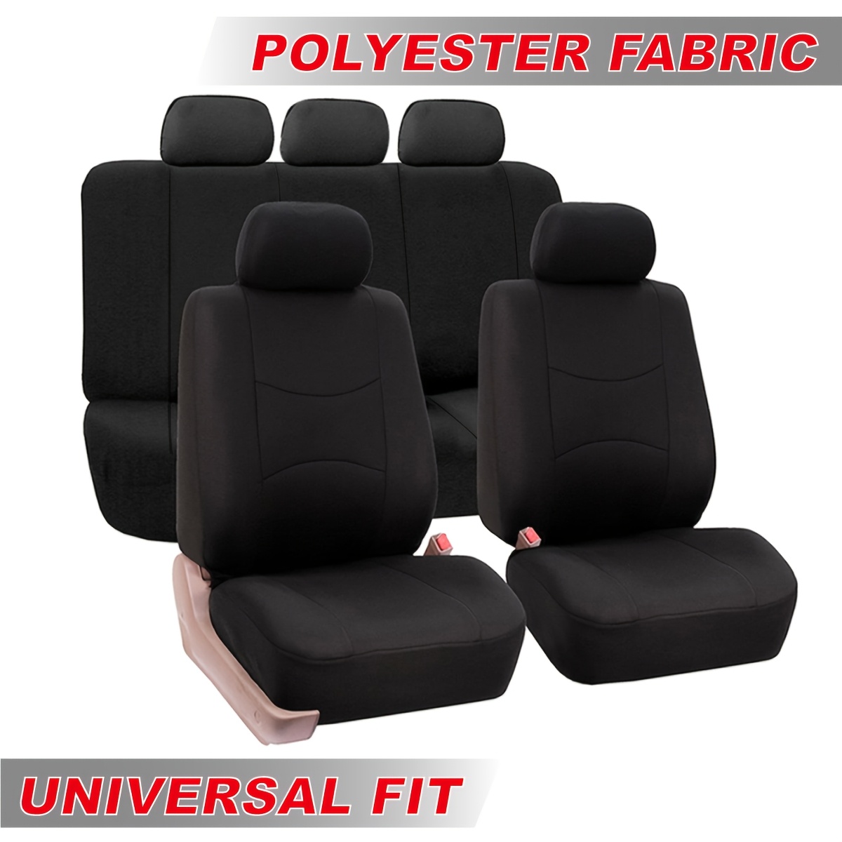 polyester cloth middle stitching car seat Temu