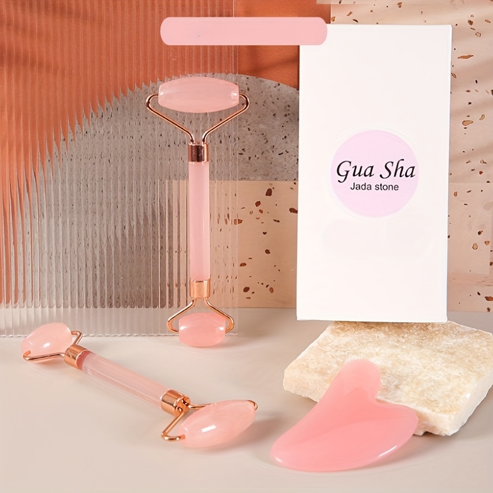 Resin Dual head Facial Massage Roller Heart shaped Gua Sha - Temu Armenia