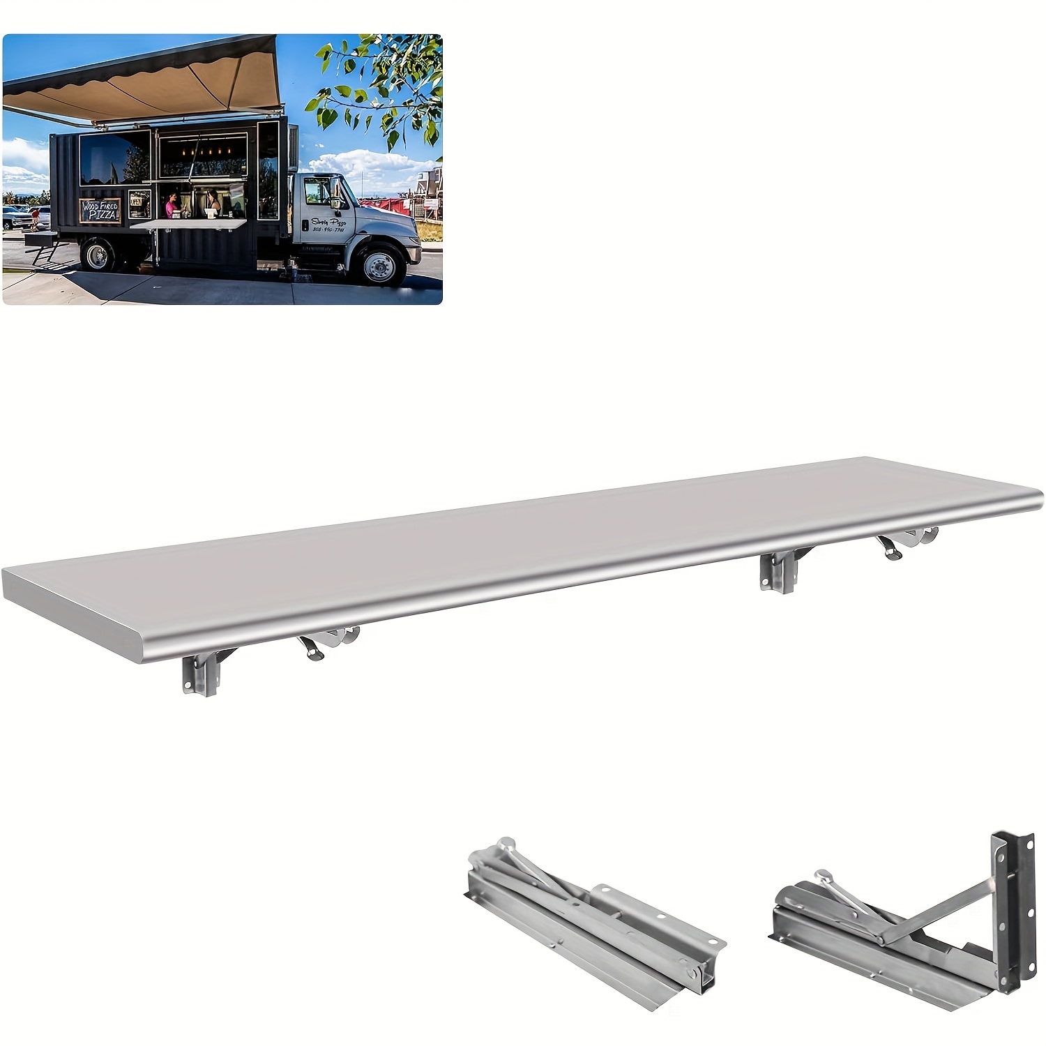 wall mounted folding table sold on Temu United States