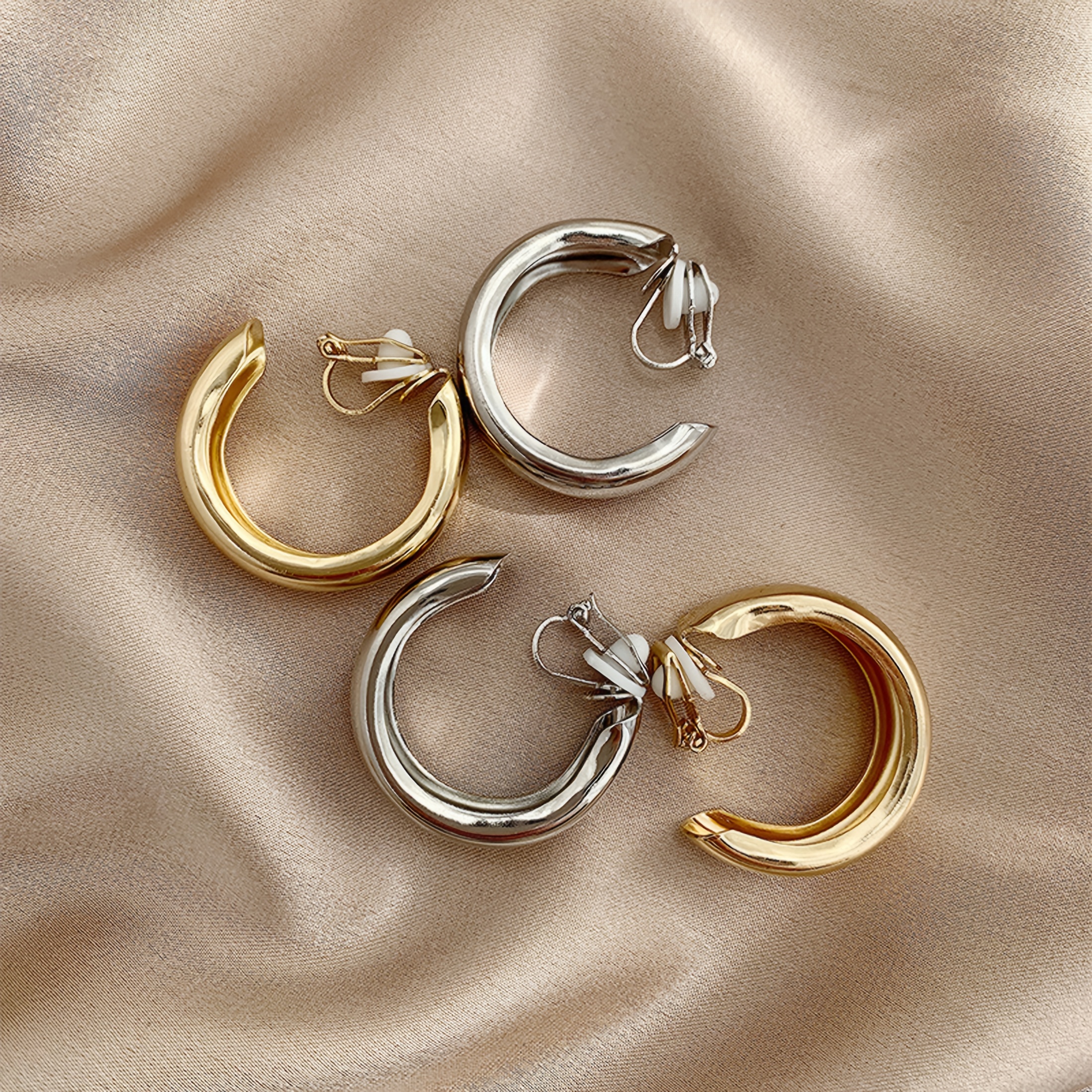 earrings for non pierced ears sold on Temu United States