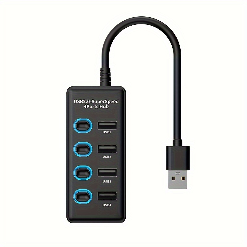 Usb Hub Extender High speed Usb 2.0 4 Ports Splitter - Temu Canada
