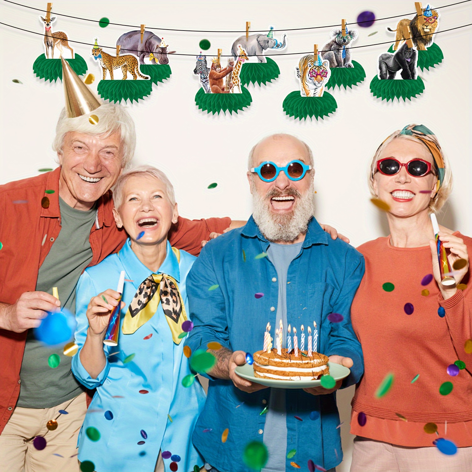 Jungle Themed Honeycomb Centerpieces Ideal Celebratory - Temu