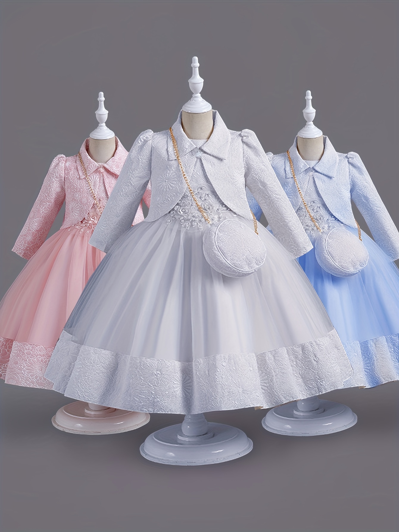 Girl's Princess Dress Set Elegant Gorgeous Princess Tutu - Temu Ireland