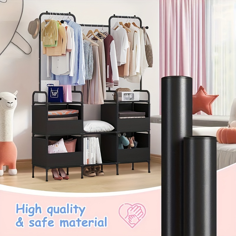 Heavy duty Freestanding Metal Closet Organizer System 4 - Temu