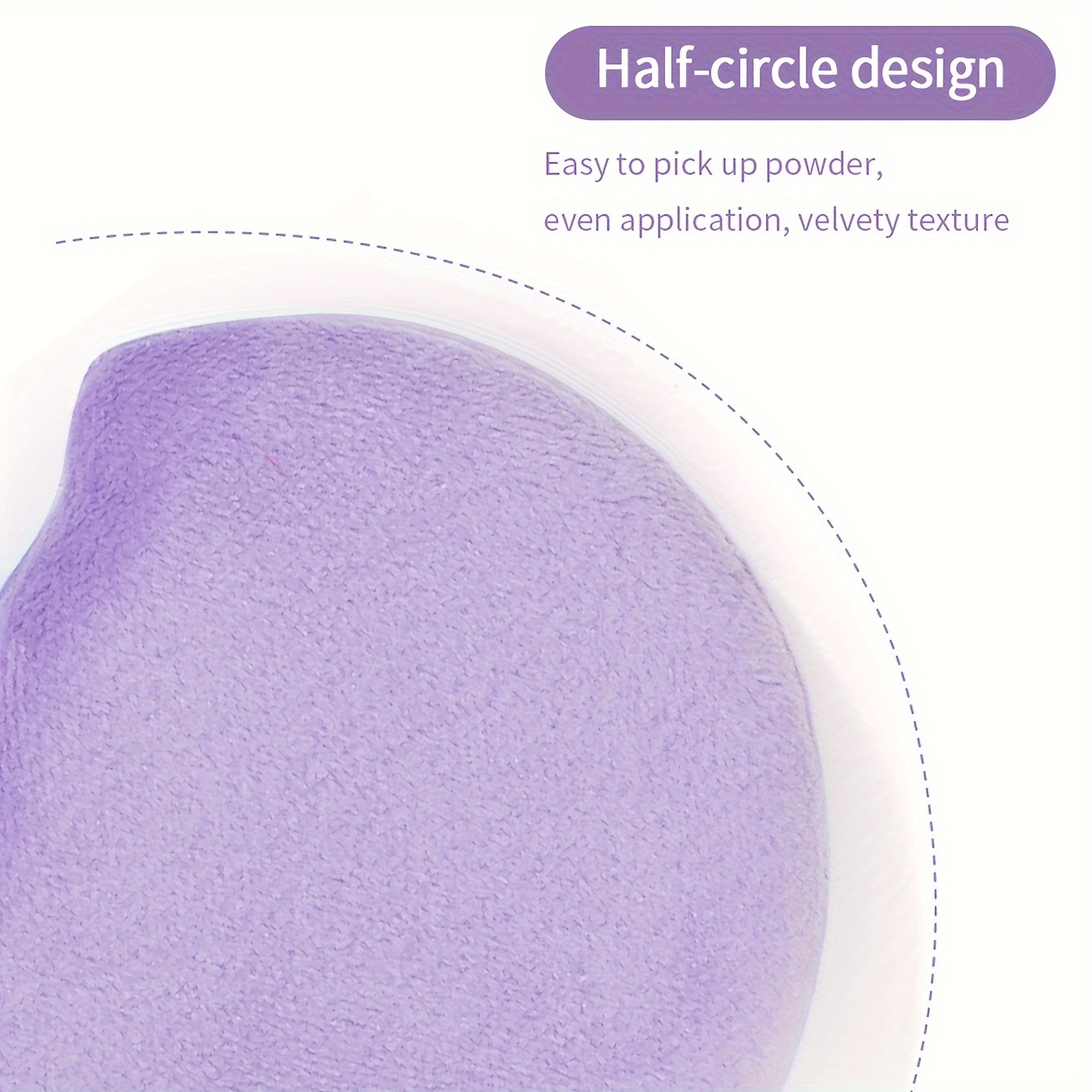 flocked triangular air cushion makeup powder puff dry - Temu