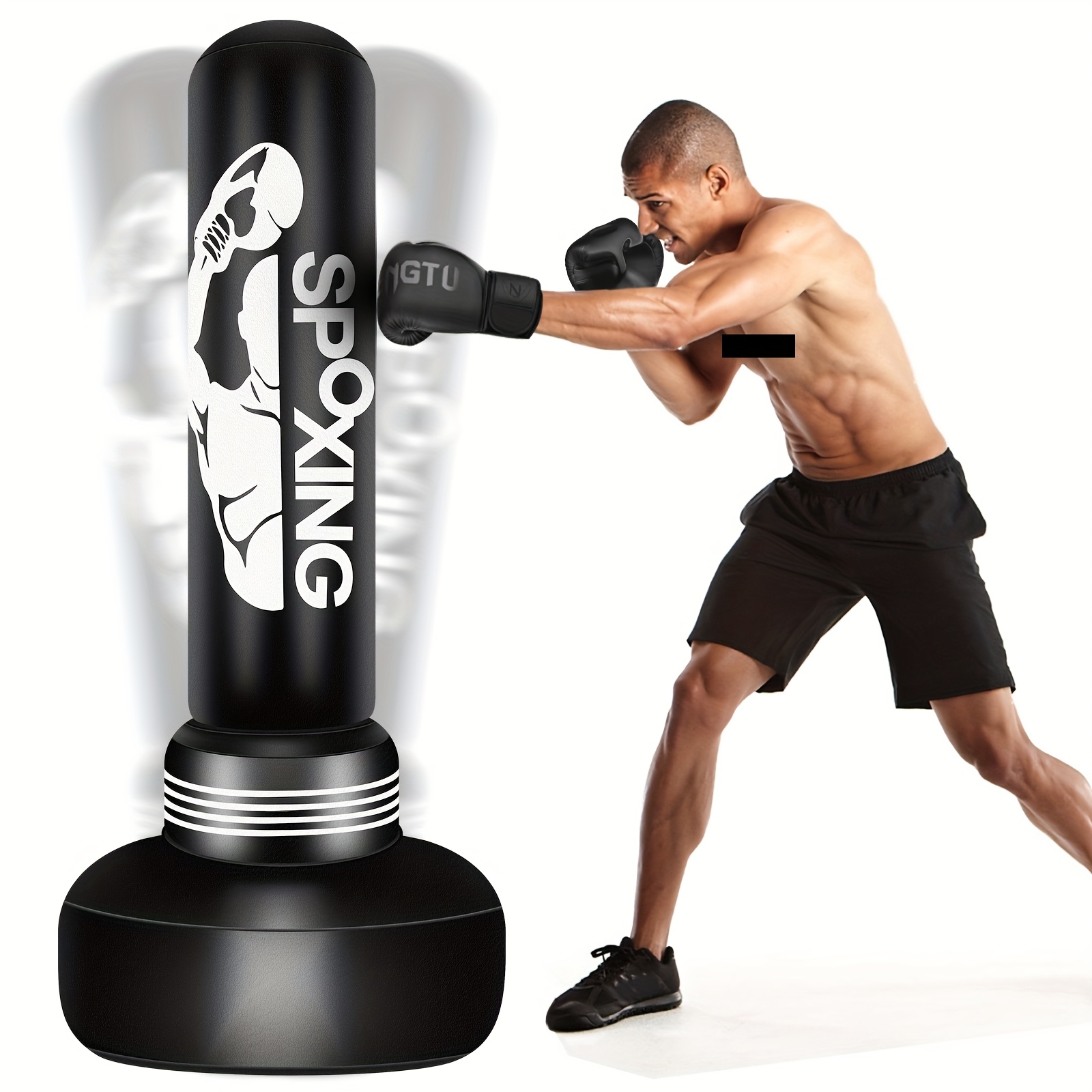 standing punching bag sold on Temu United States