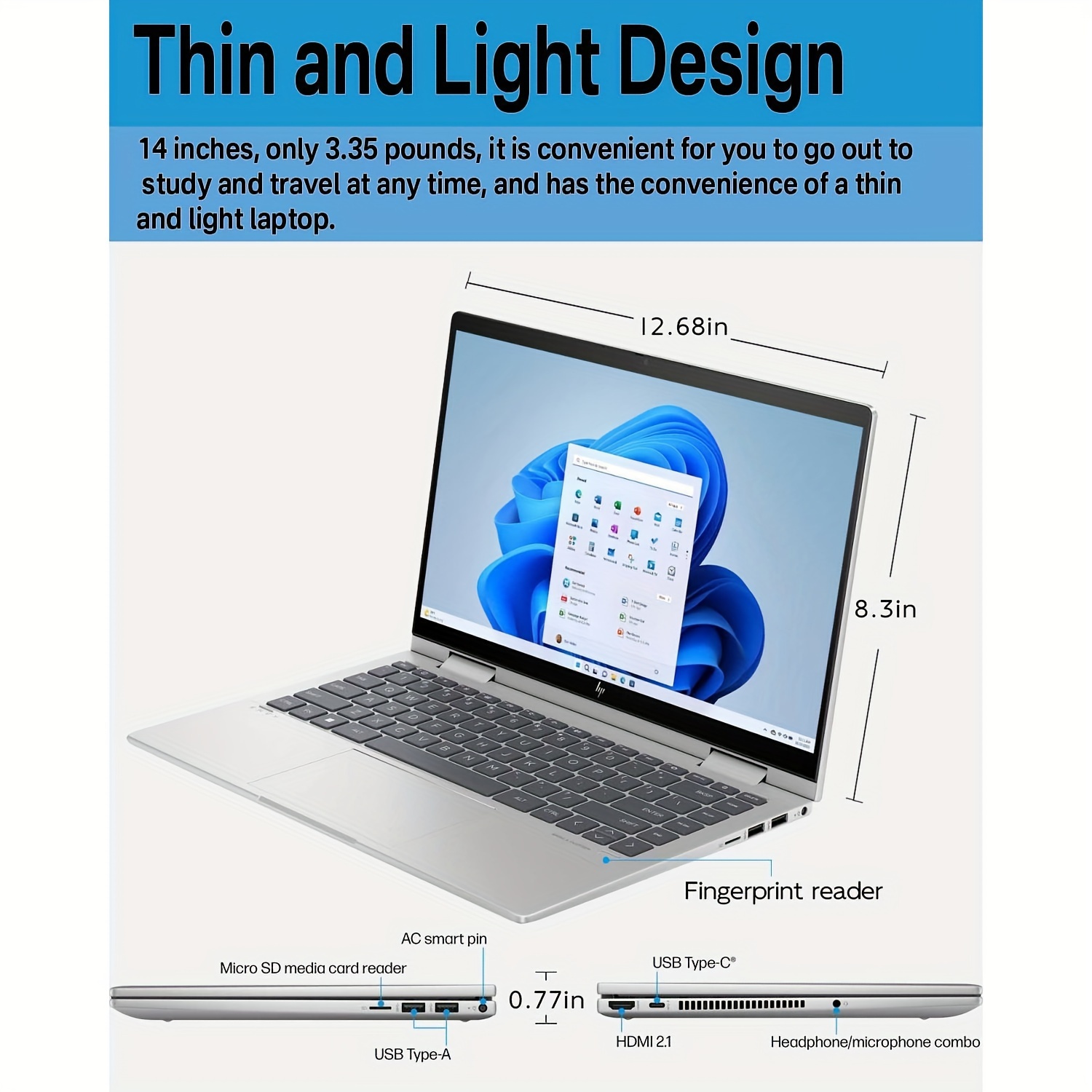 2 in 1 Touchscreen Laptop - Temu