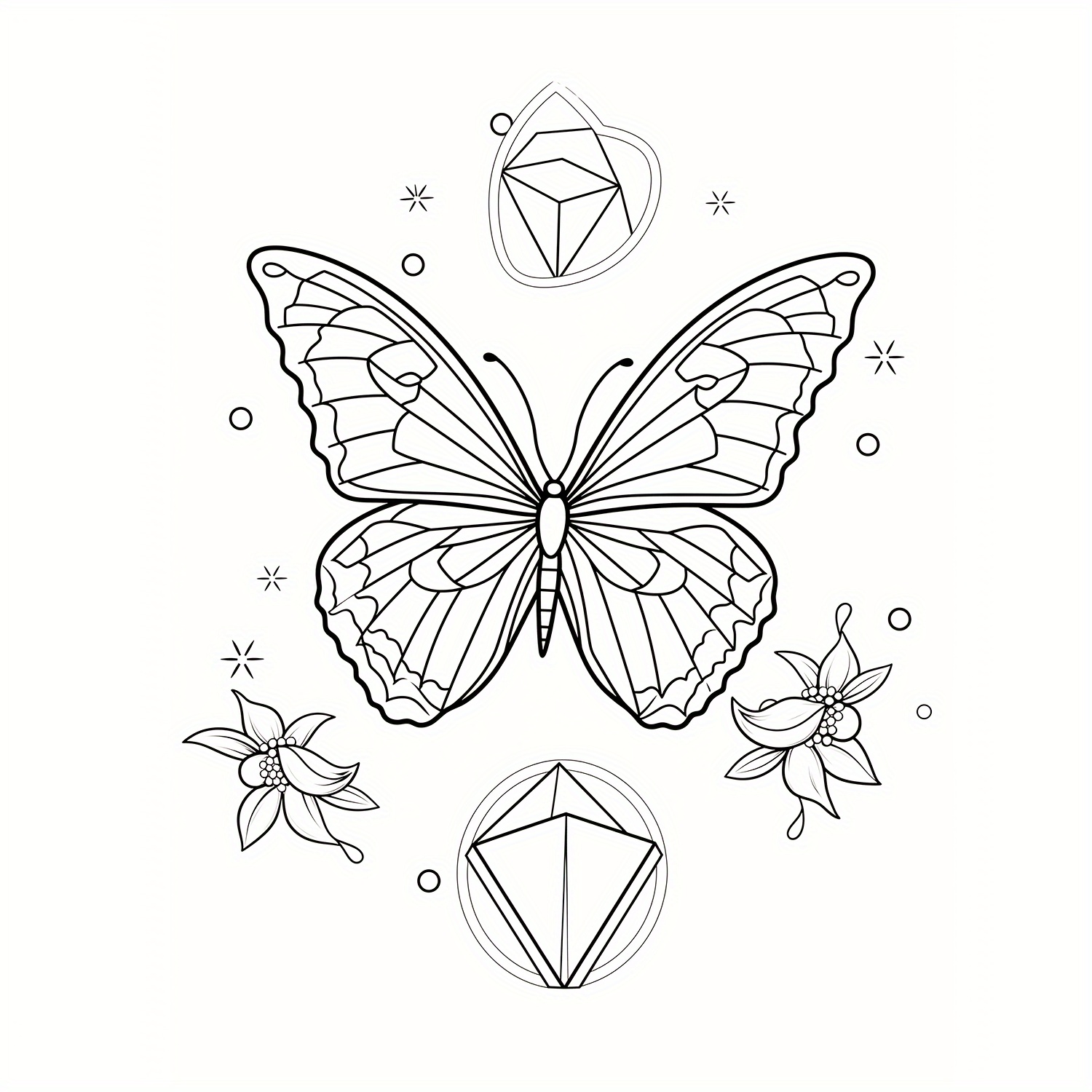 Premium Coloring Book For Adults & Teens - 25 High-quality Pages ...