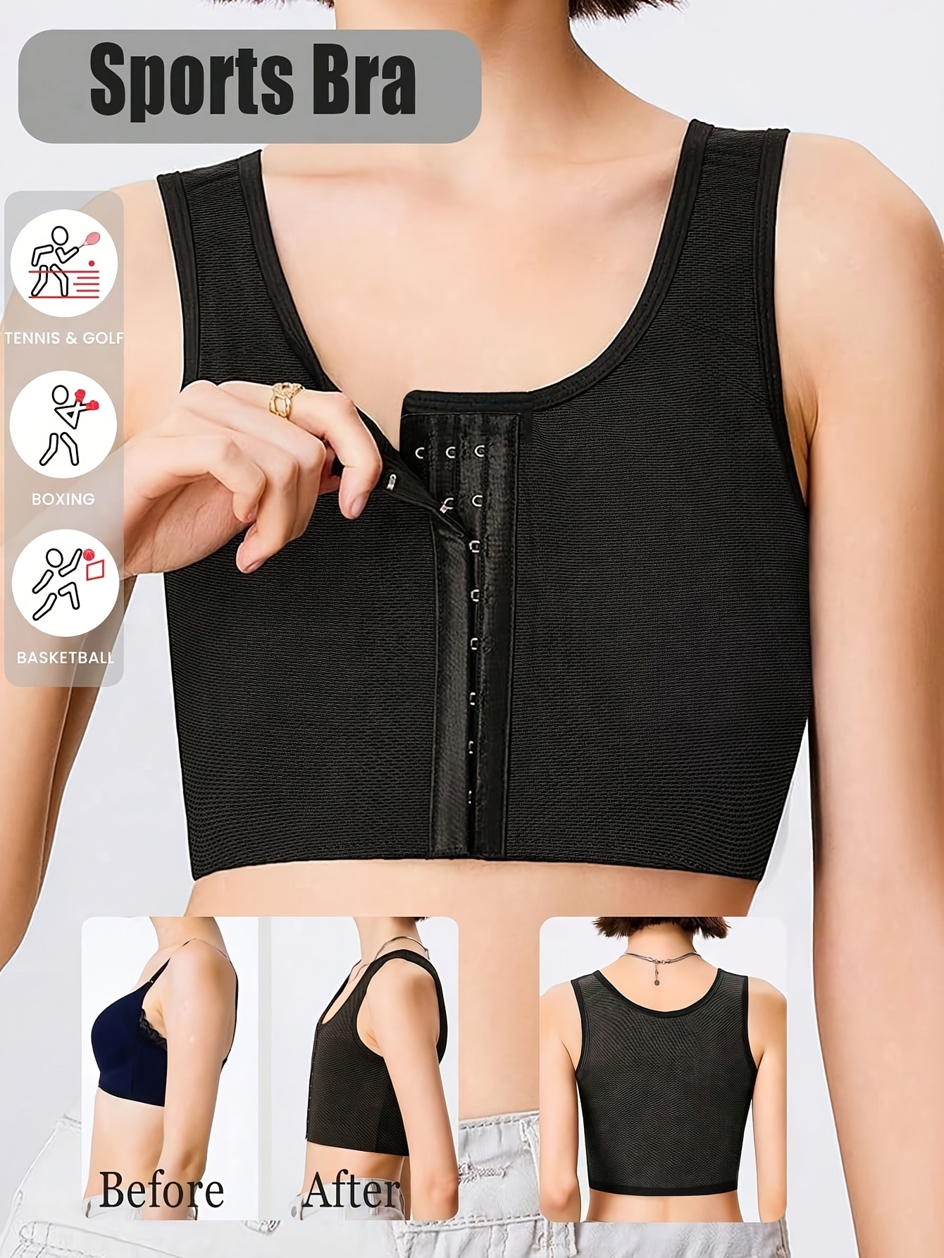 chest binder sold on Temu United States