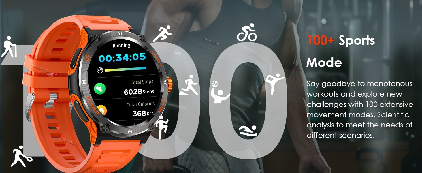 New Upgrade Version Ultra Powerful Flashlight Smartwatch Men - Temu ...