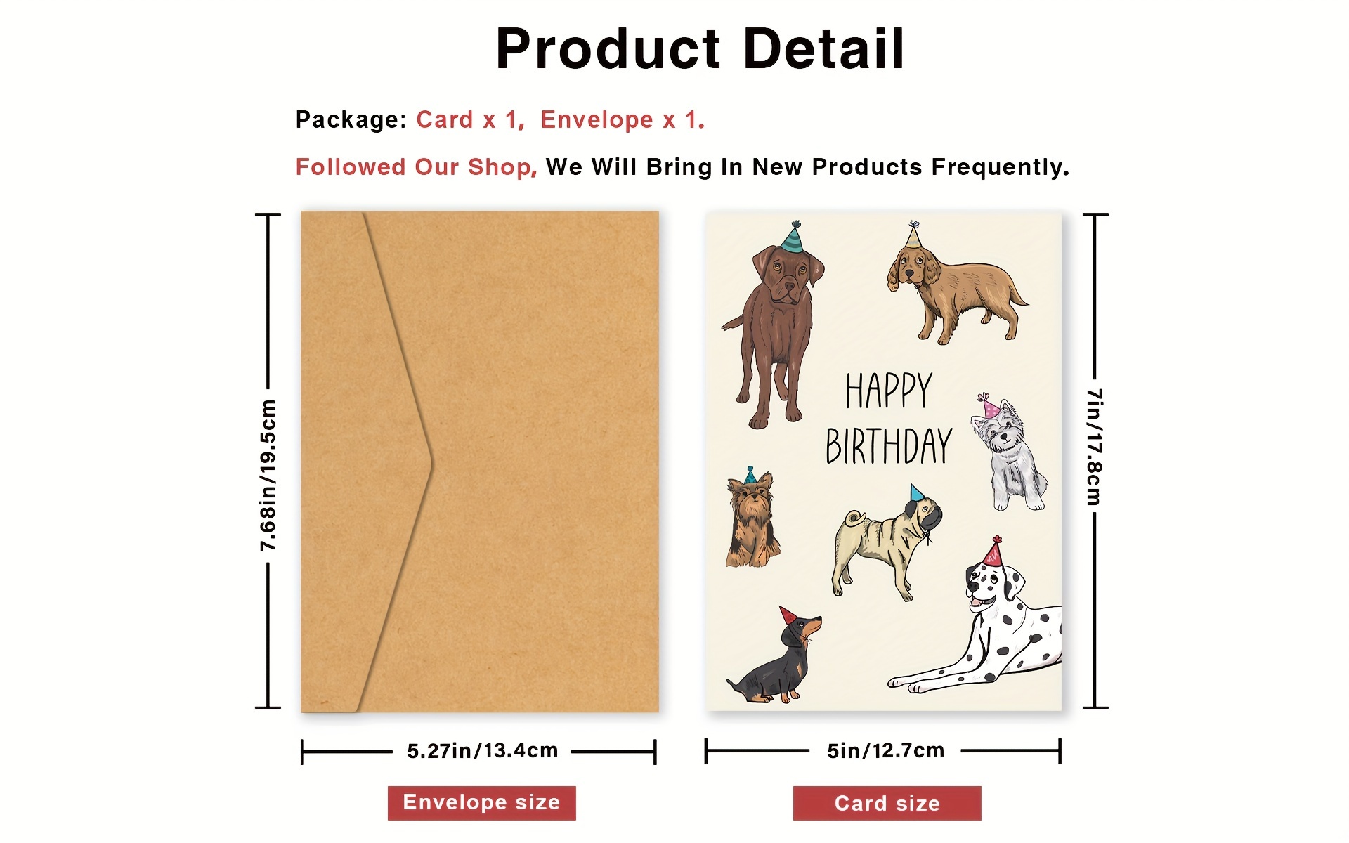 birthday dogs party hats card send birthday dog lover - Temu Australia