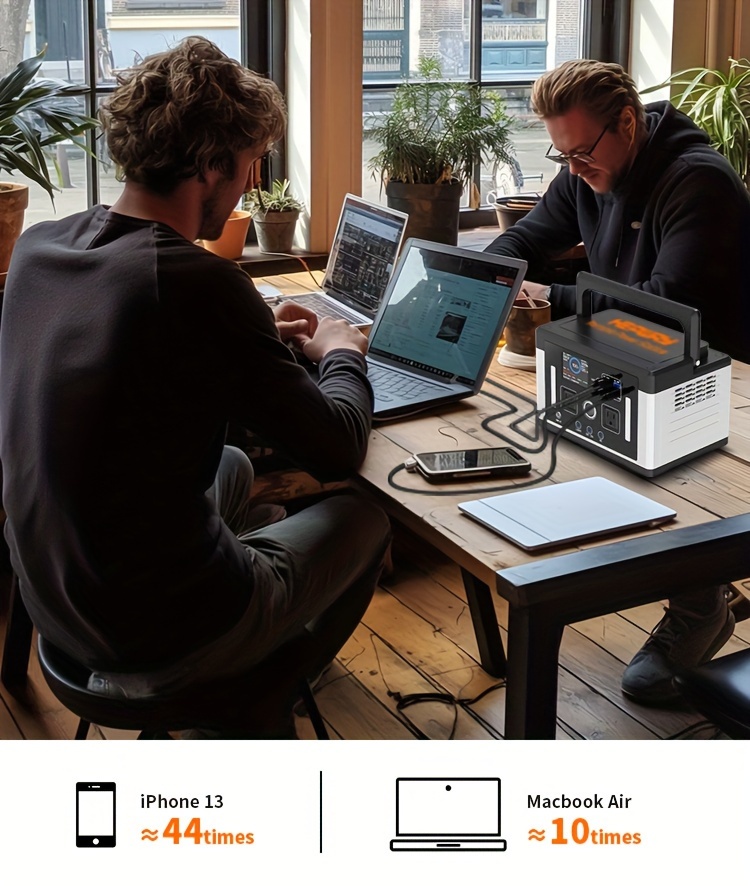 Portable Power Station 577wh Backup Lithium Battery 110v - Temu