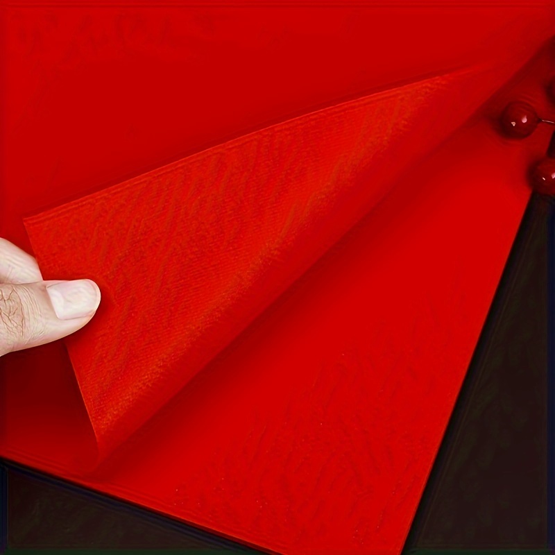 a4 red xuan origami paper double sided square easy fold - Temu