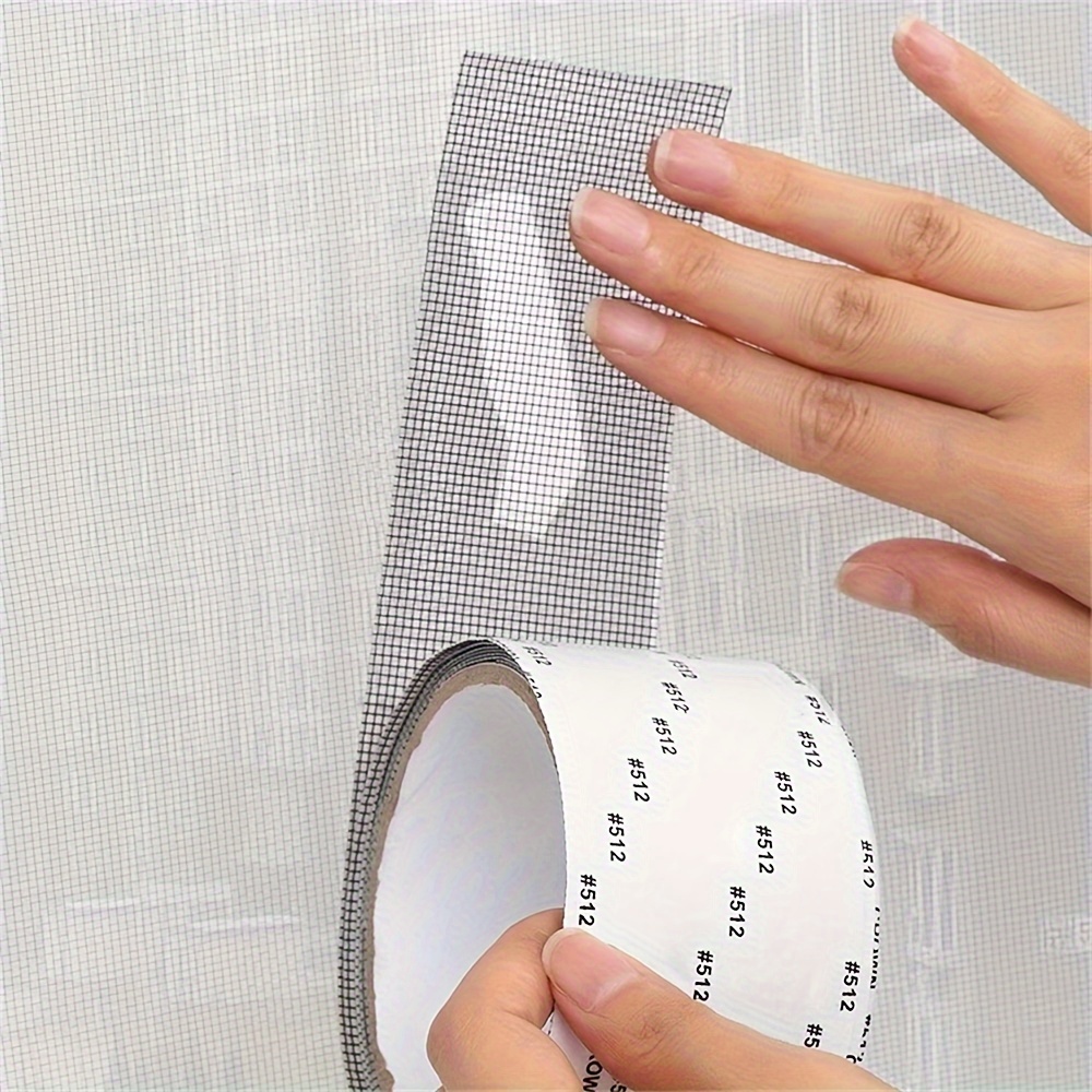 1pc Fenster- & Tür-fixierset - Einfach Zu Verwendende Mesh-tape Für ...