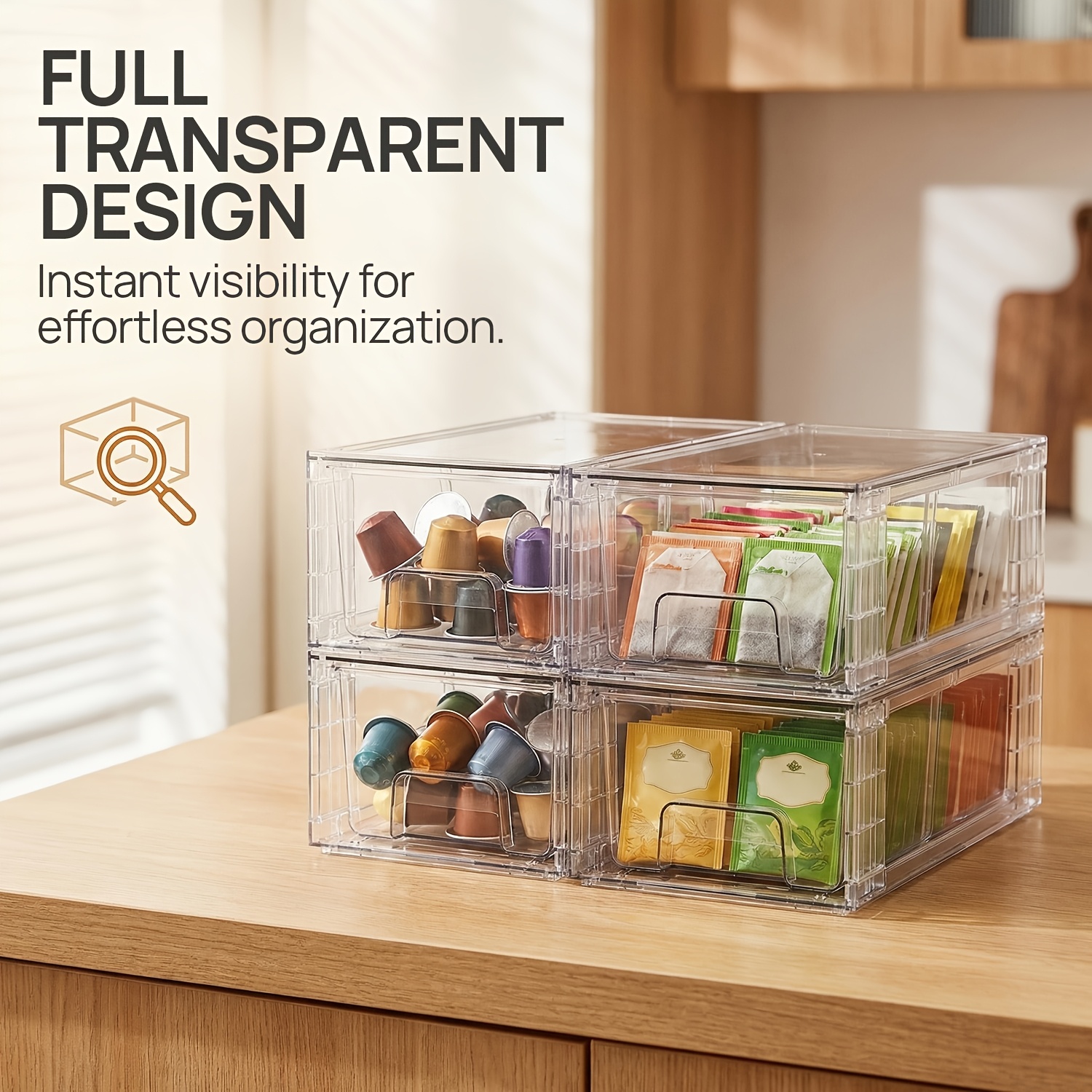acrylic organizer sold on Temu United States