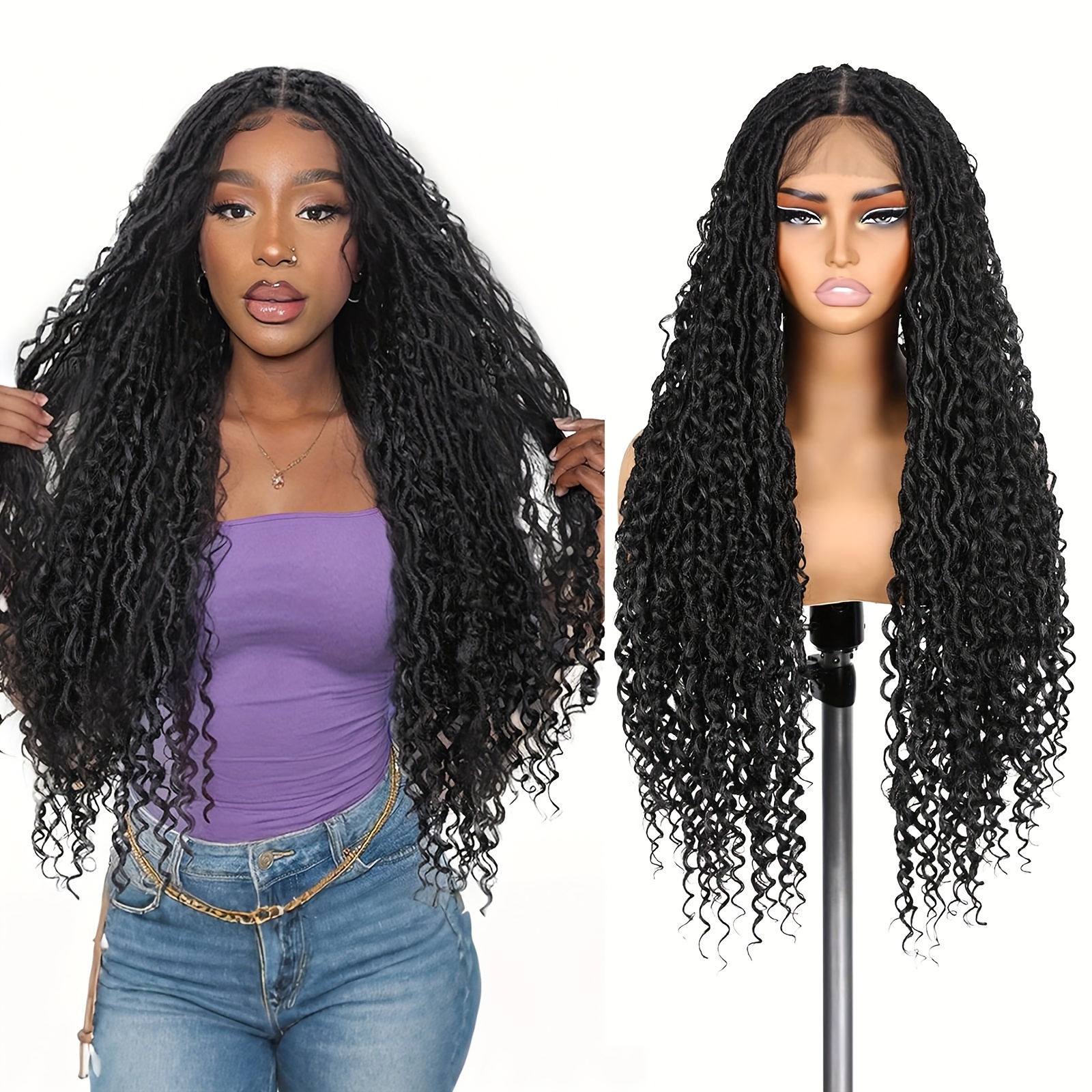 loc wigs sold on Temu United States