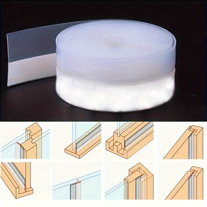 Plastic Weather Stripping Seal Tape Doors Windows Self - Temu