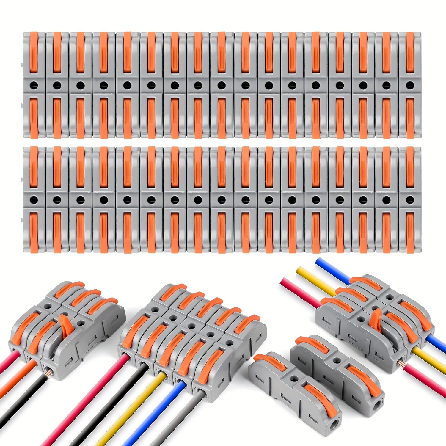 types of electrical connectors sold on Temu United States