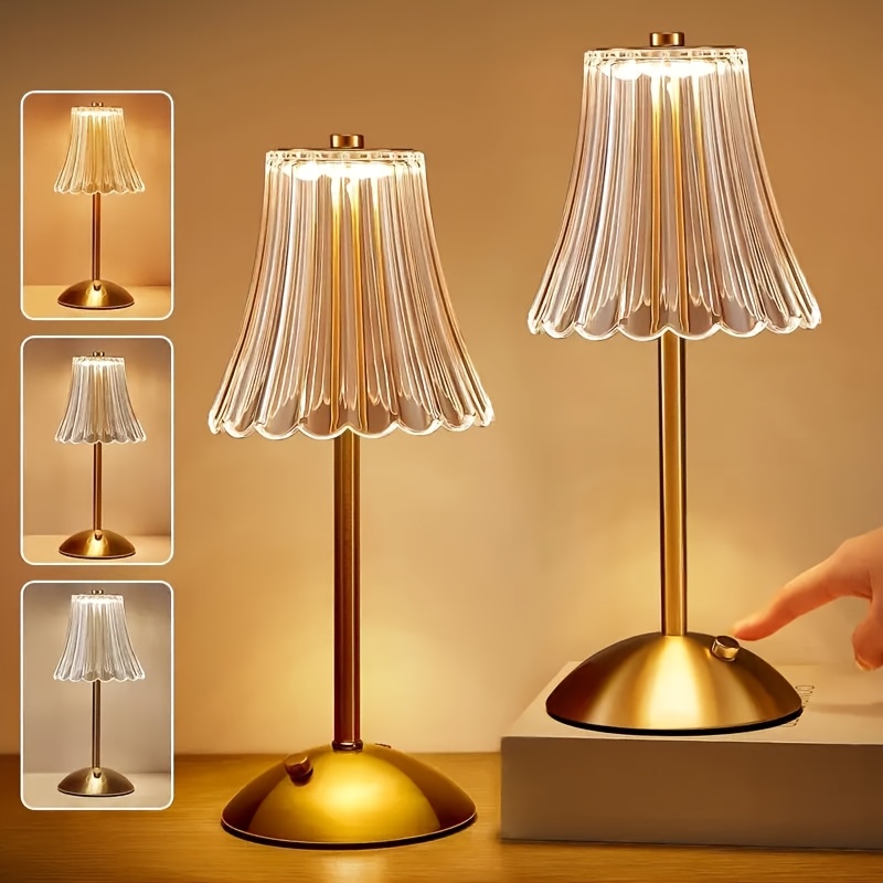 rechargeable table lights sold on Temu United States