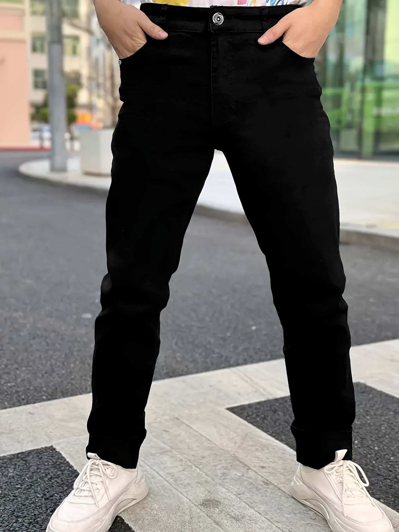 black jeans men sold on Temu United States