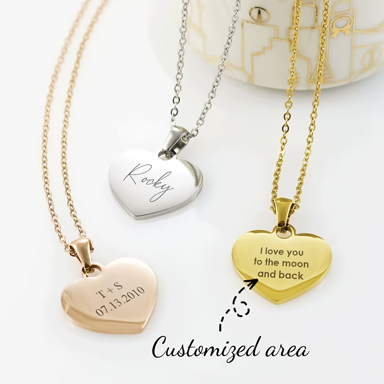 heart necklace couple - Nigeria