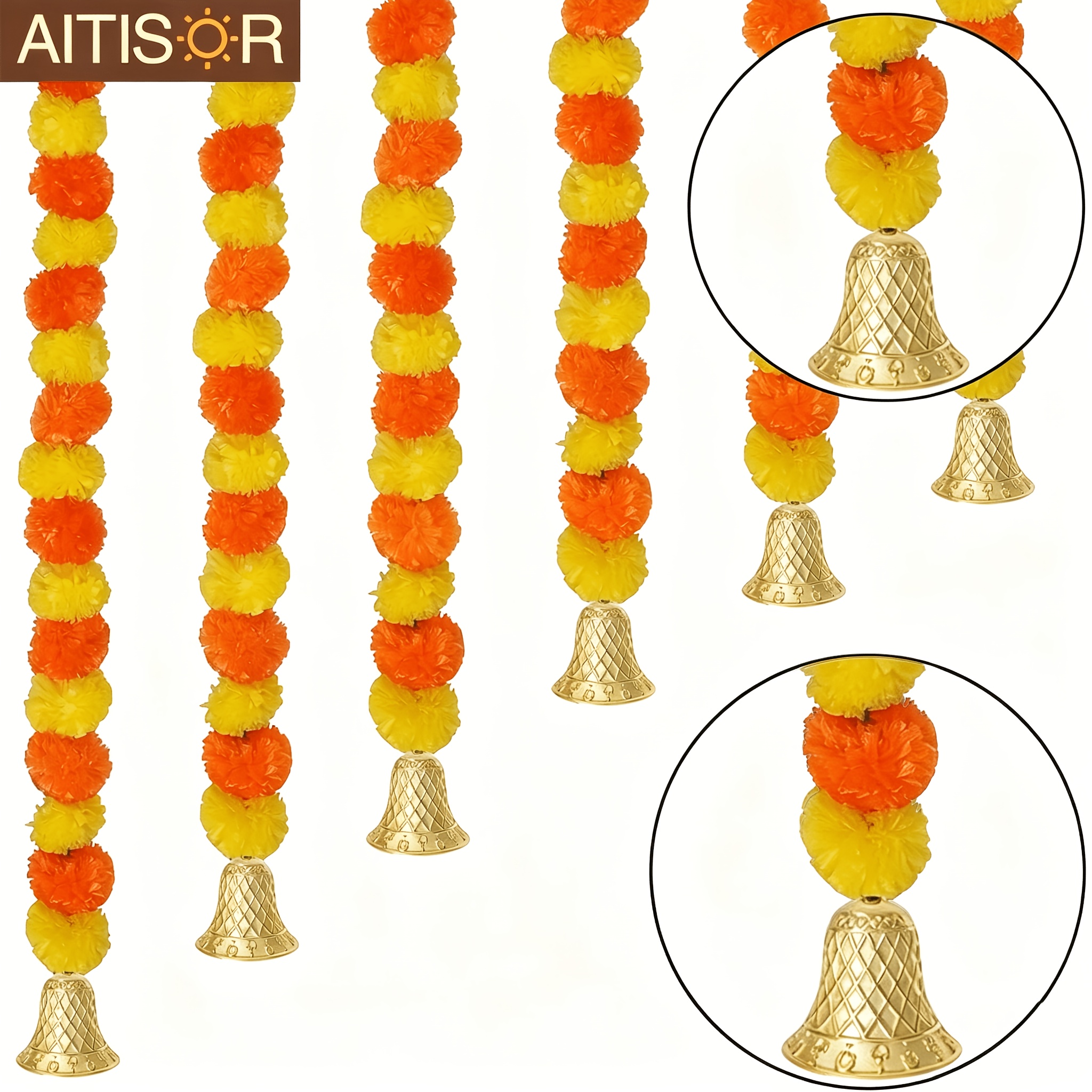 marigold garland sold on Temu United States