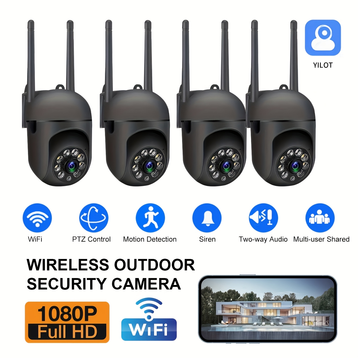 security cameras sold on Temu United States