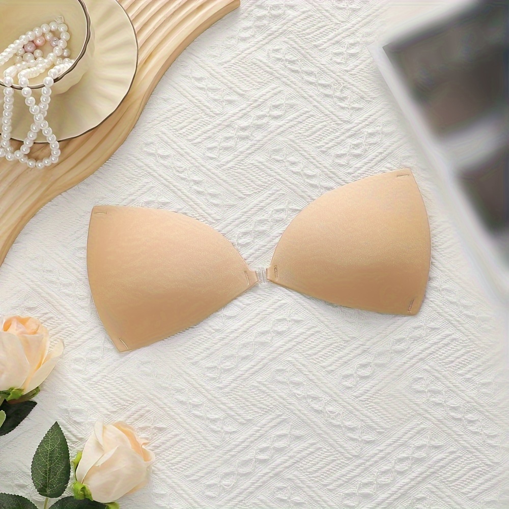 invisible front push bra silicone anti slip breast Temu United Kingdom
