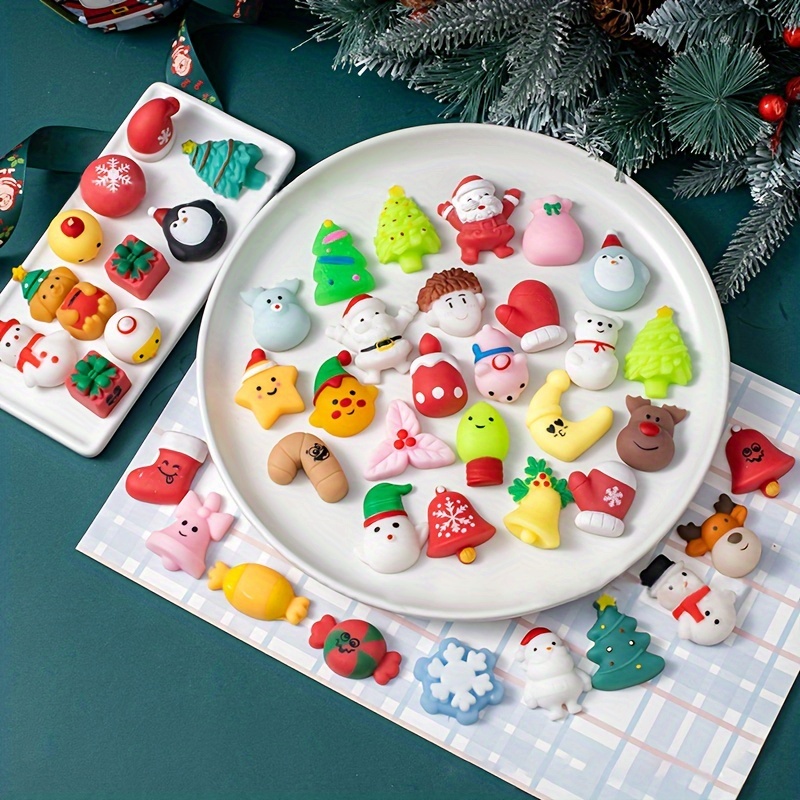 Mochi Squishy Toys Squishy Christmas Party Favors Fidget - Temu