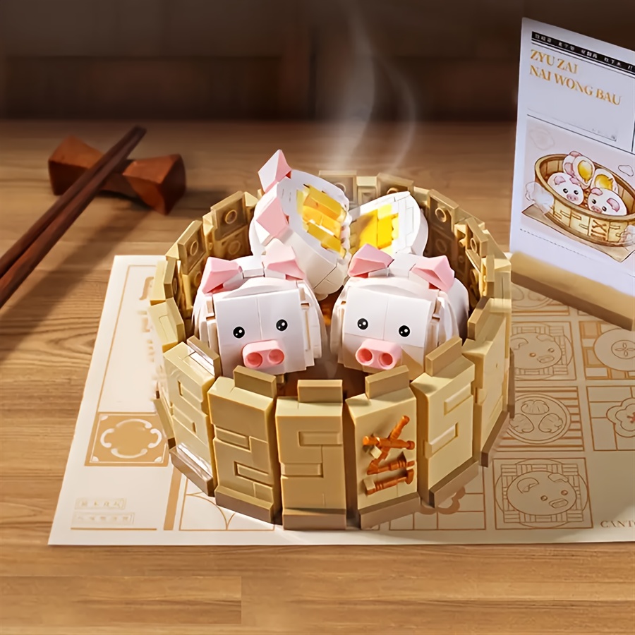 Dim Sum Building Blocks Toys Chinese Culture Cantonese Morning Tea ...