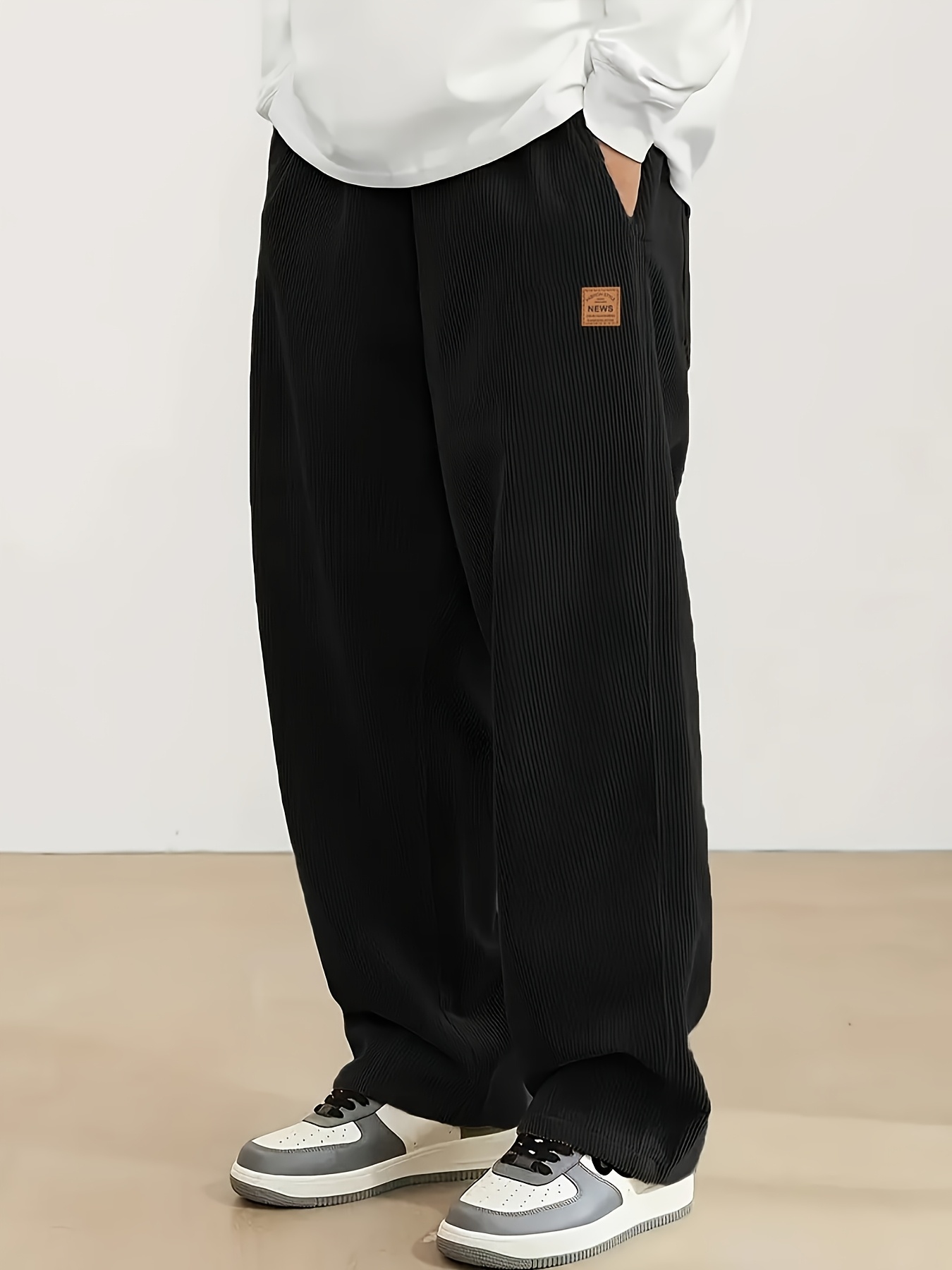 loose cotton pants men sold on Temu United States