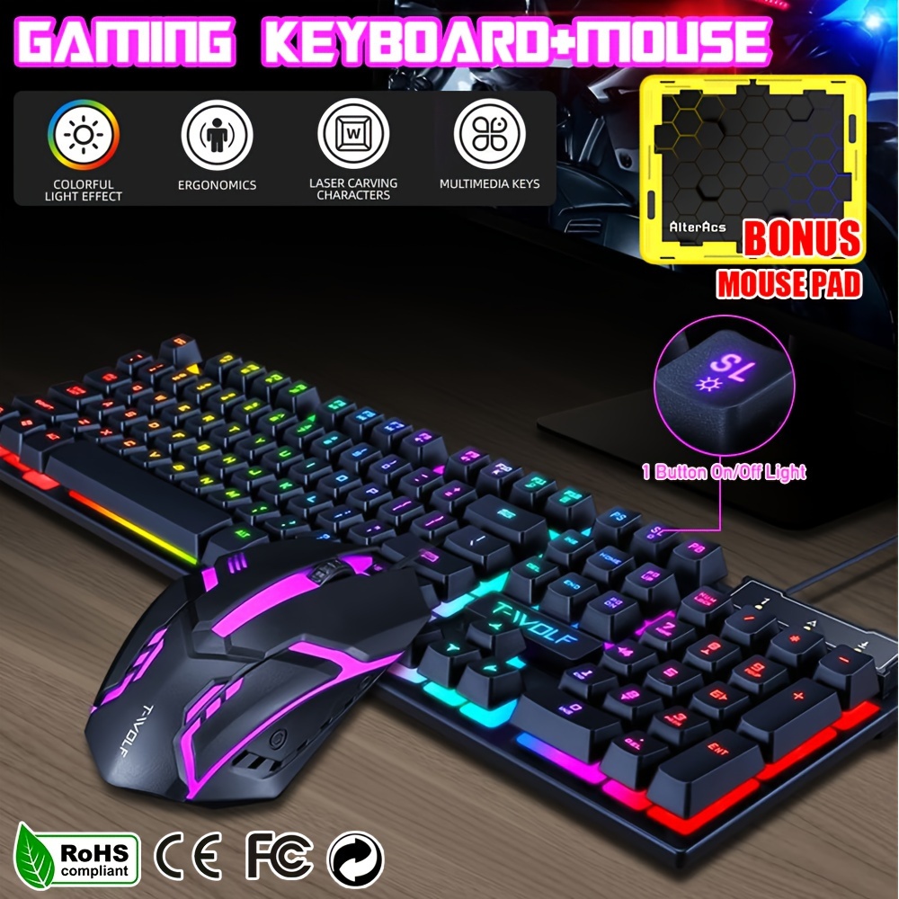 wireless mouse and keyboard sold on Temu Australia