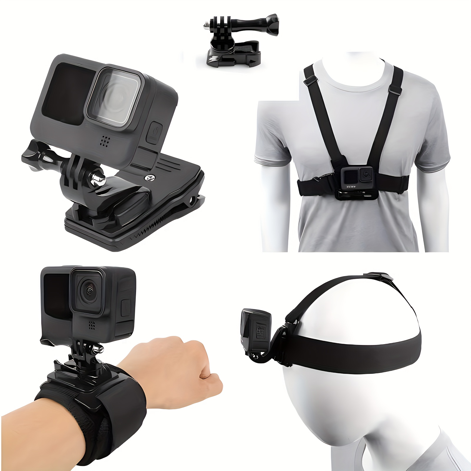 Sports Camera Camera Base Rotating Fixed Base 360 - Temu