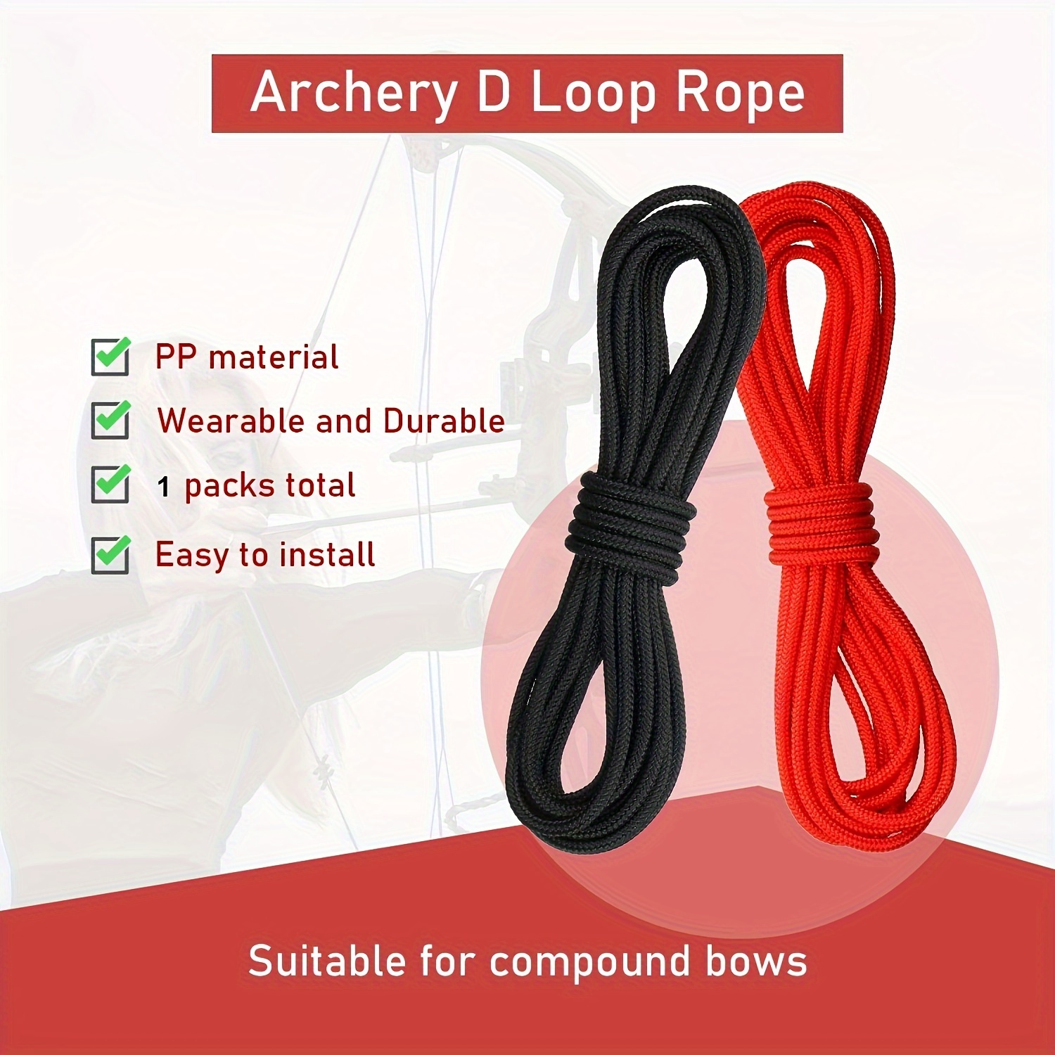 D Ring Rope, Archery Compound Bow - Temu