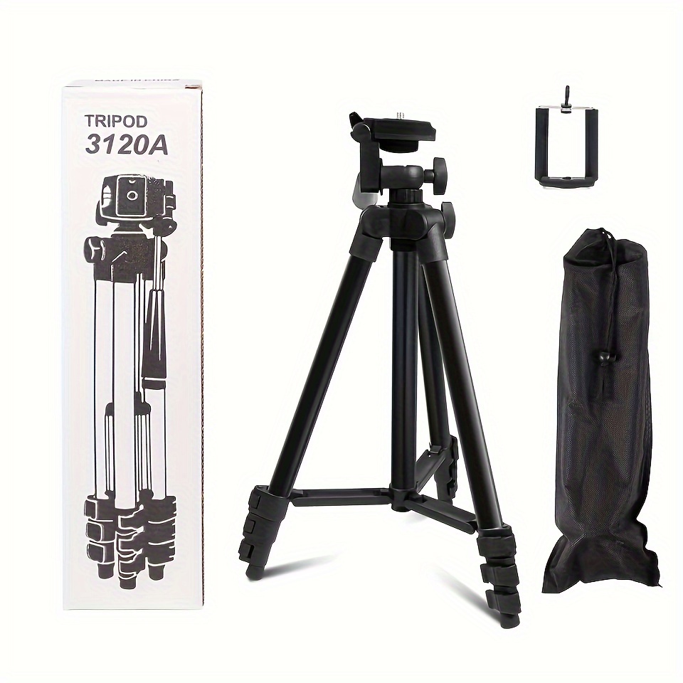 Versatile Cell Phone Tripod Stand Clip Lightweight - Temu South Africa
