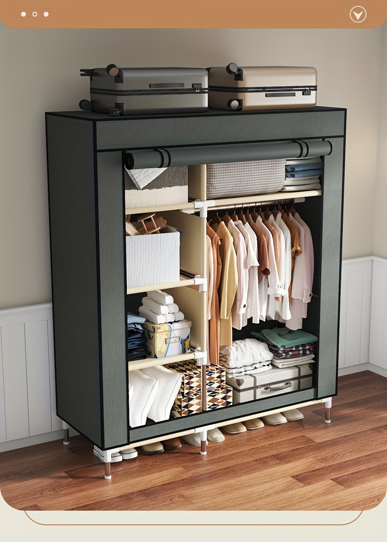 Portable Closet Organizer Reinforced Alloy - Temu