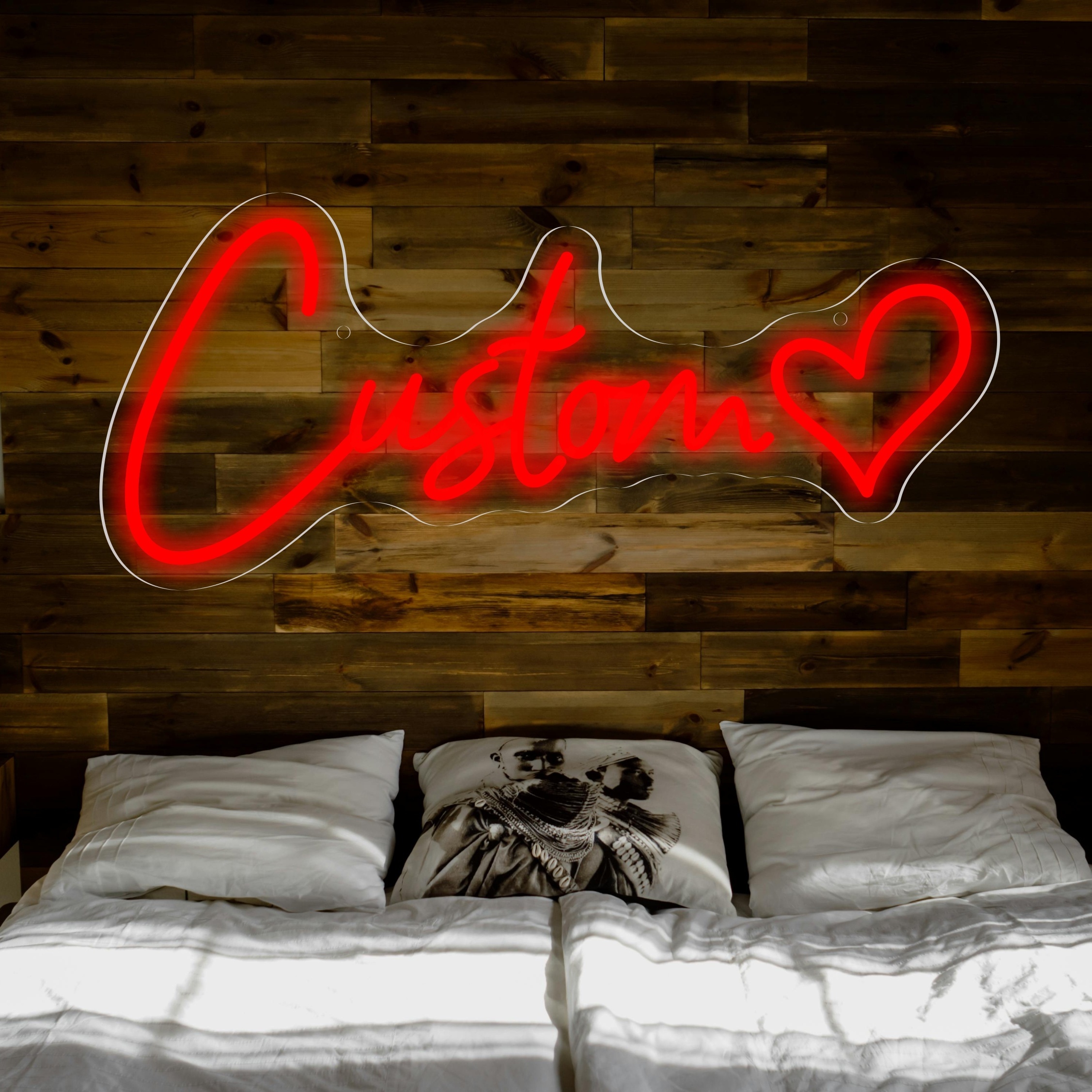 personalised neon signs sold on Temu Canada