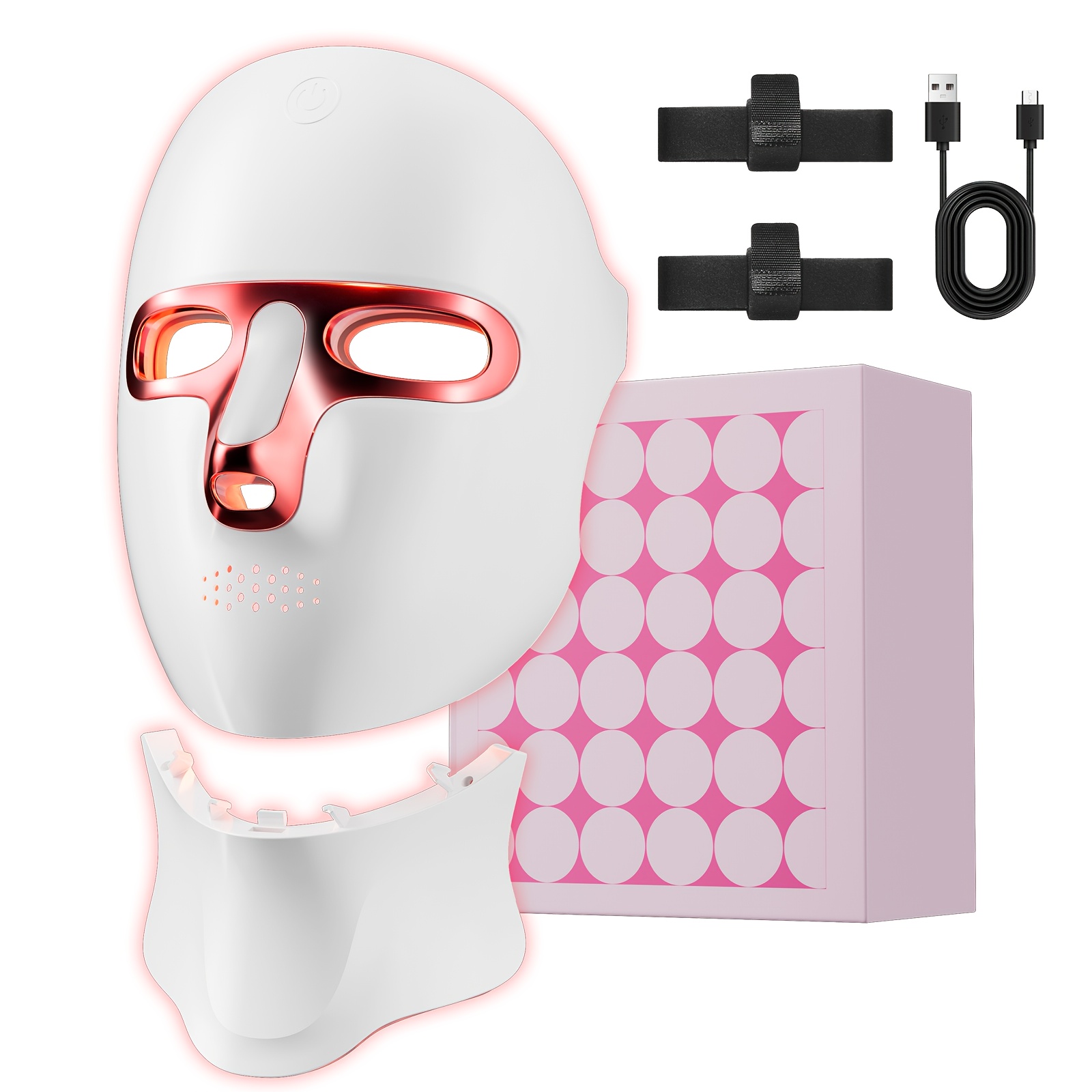 led face masks sold on Temu United States