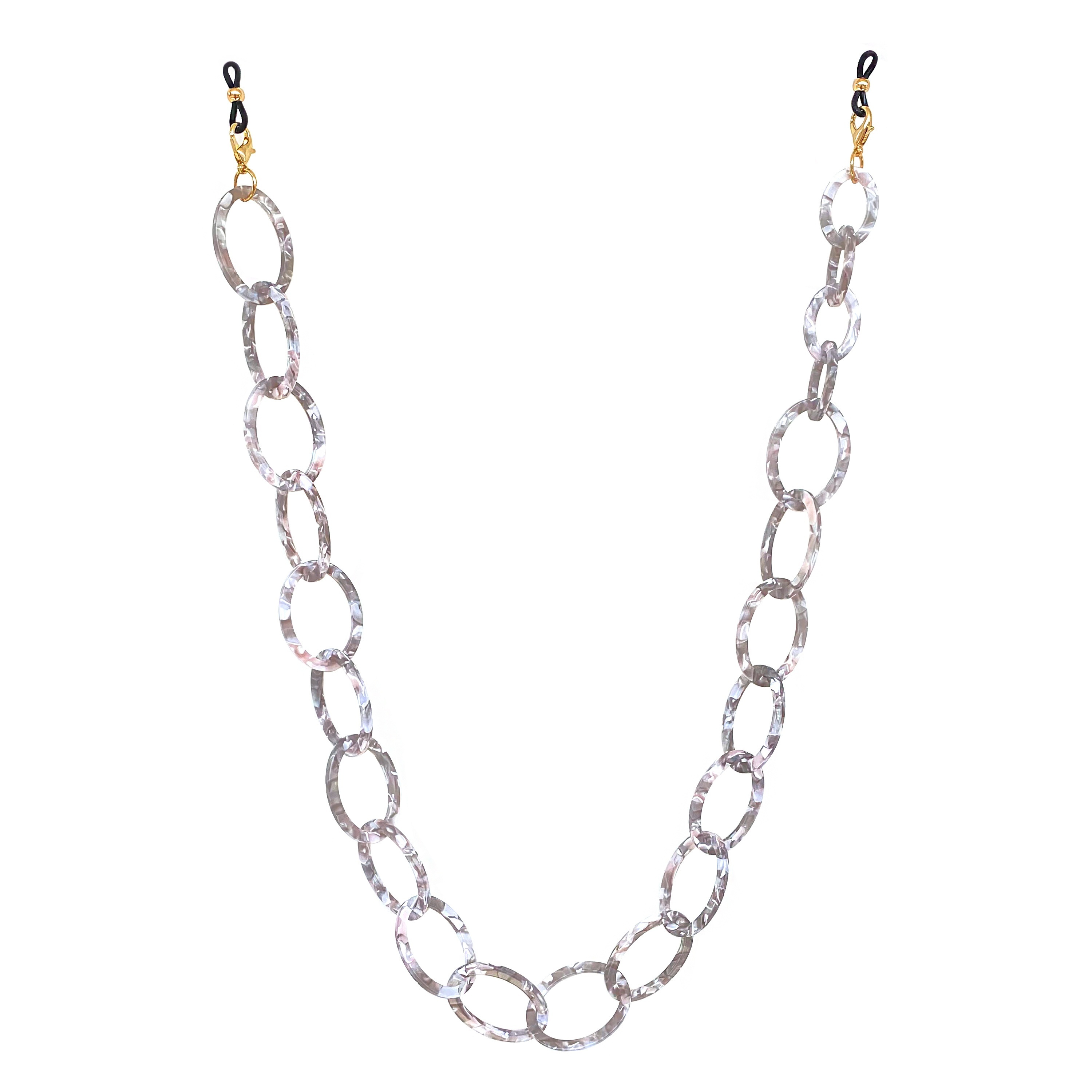 Acetate Link Chain Glasses Chain Anti Slip Sunglasses - Temu Portugal