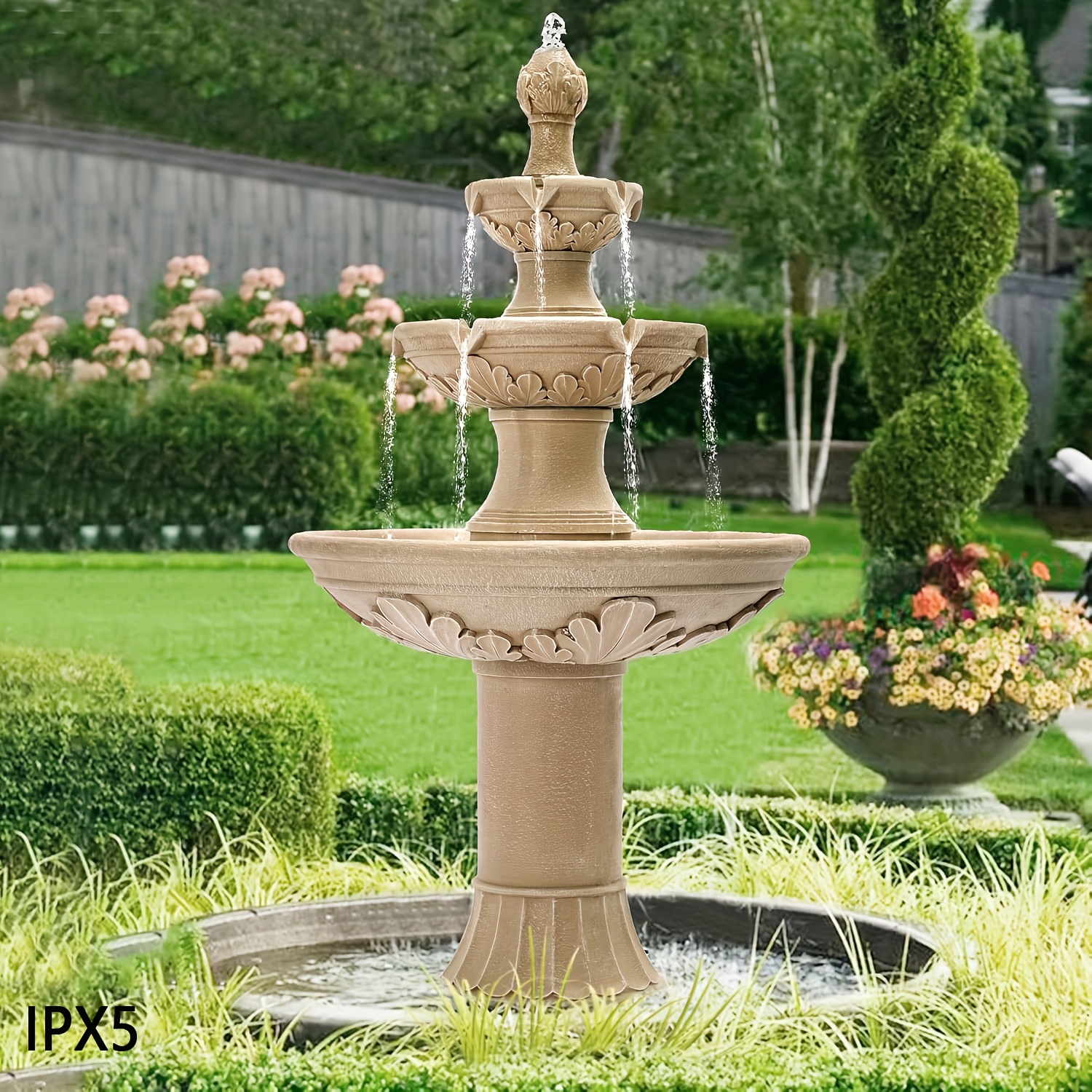 fountains sold on Temu United States