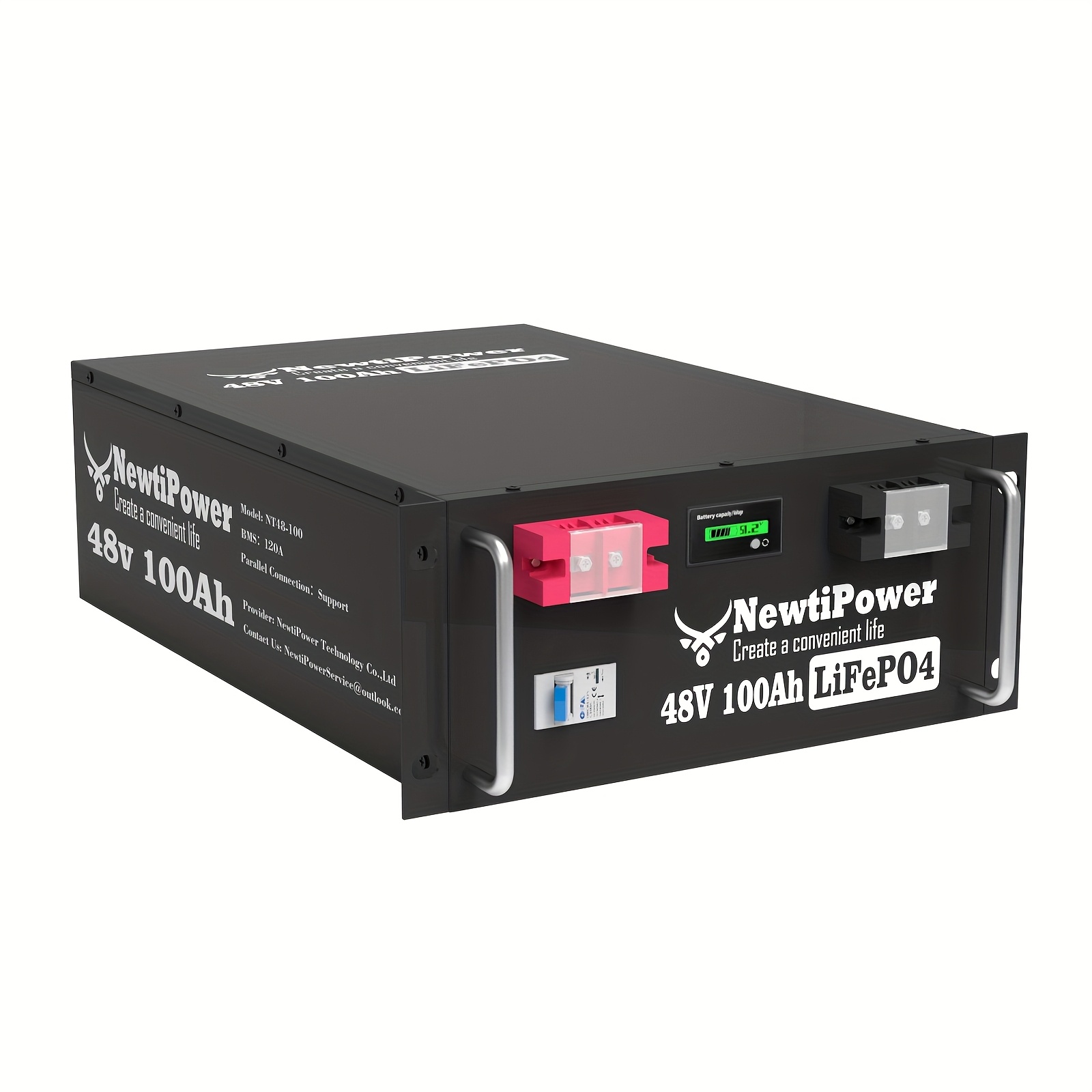 48v100ah Server Rack Battery $587 (Newtipower - TEMU) | DIY Solar Power ...
