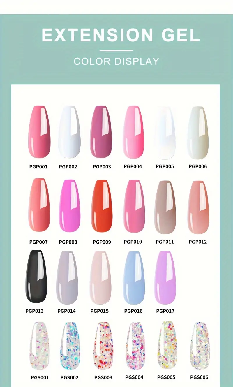 Nail Gel Kit Quick Build Extension Gel Beginners Easy Temu