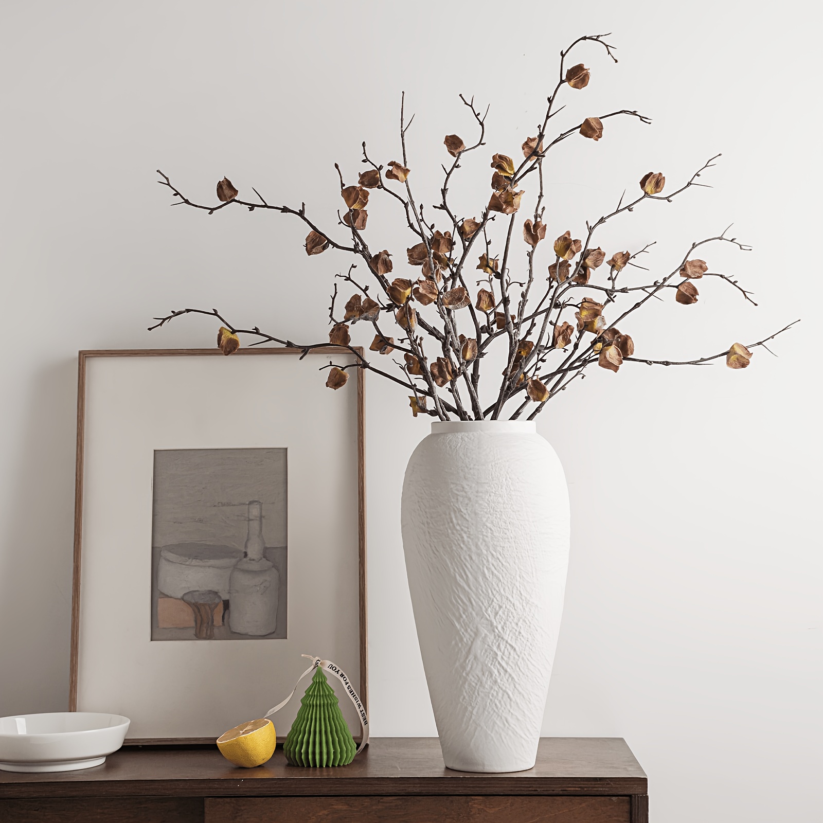white ceramic vase sold on Temu United States