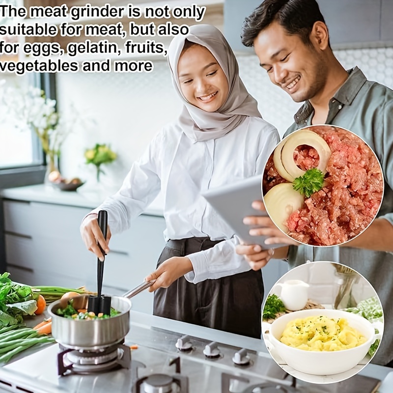 Manual Meat Chopper Grinder Heat Resistant Handheld Ground - Temu