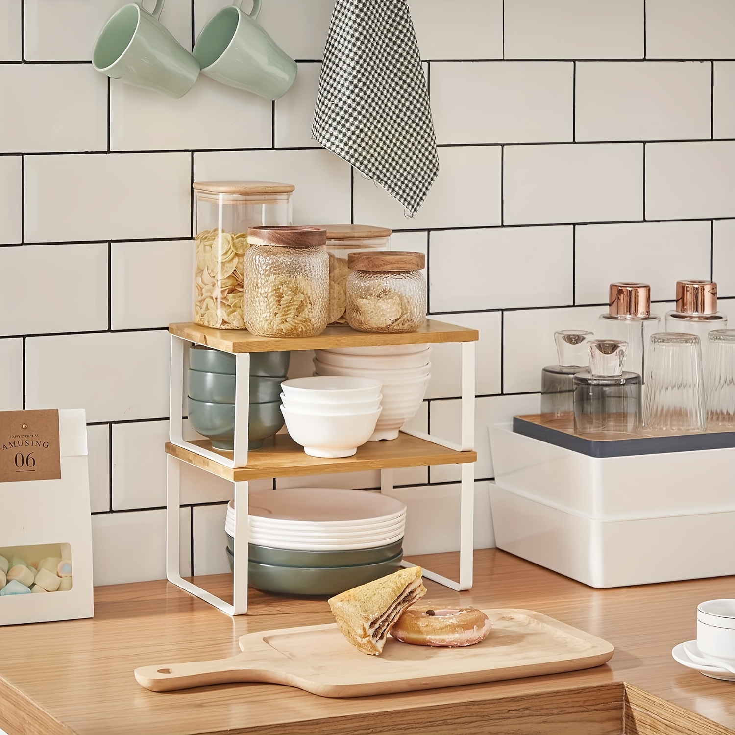 Kitchen organizing racks store