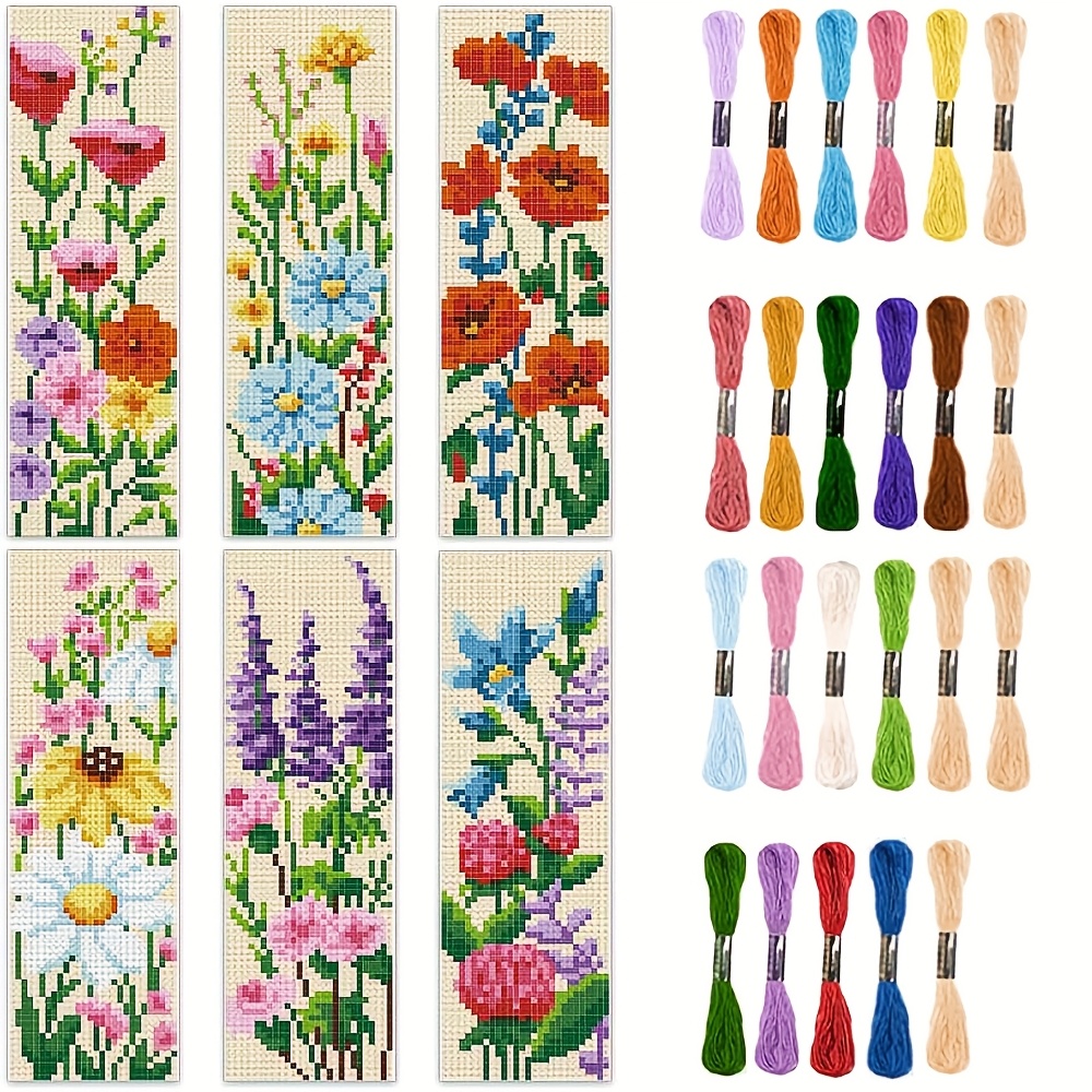 embroidery kits patterns sold on Temu United States