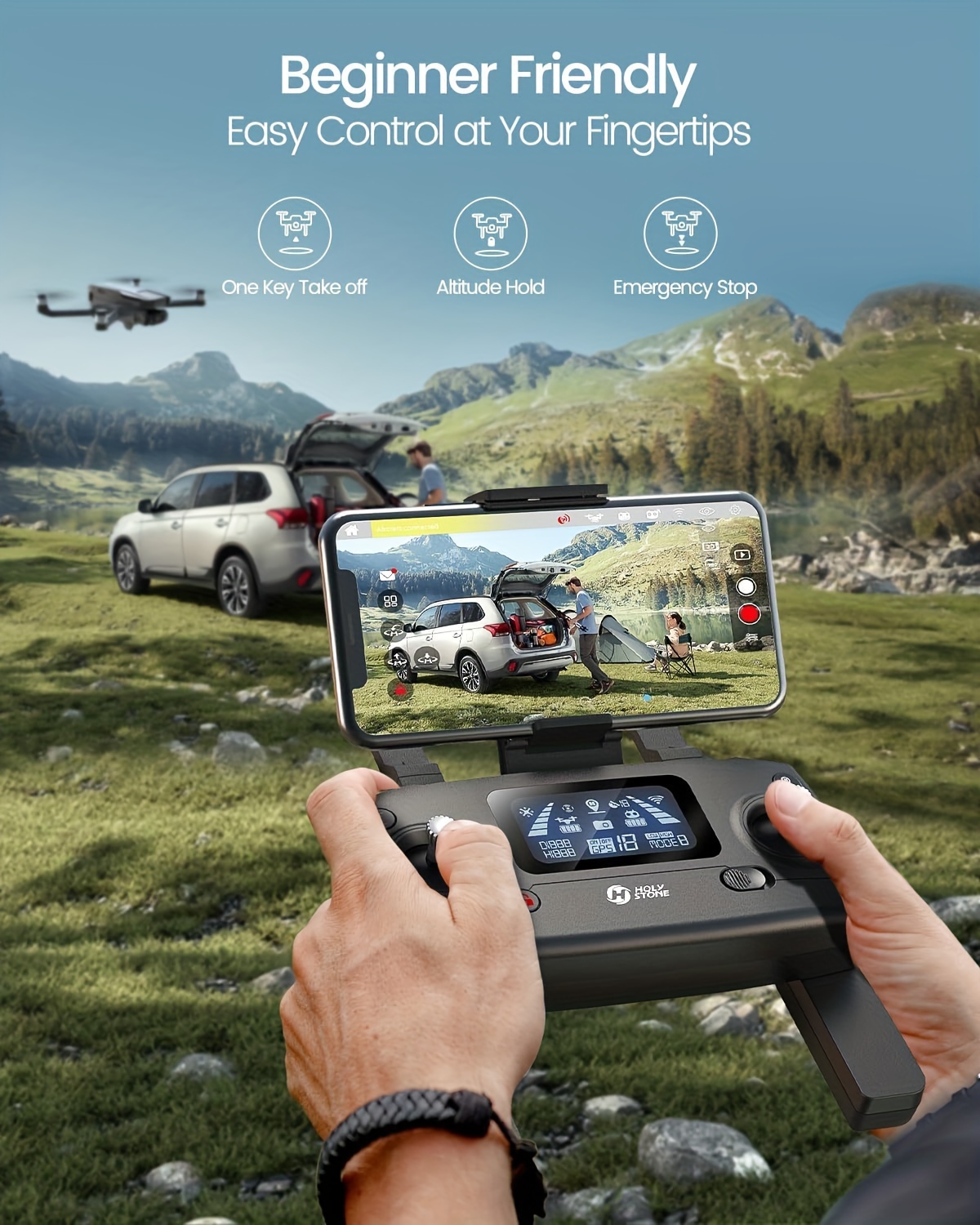 Holy Stone Hs Gps Camera Adults 4k 2 axis Gimbal - Temu