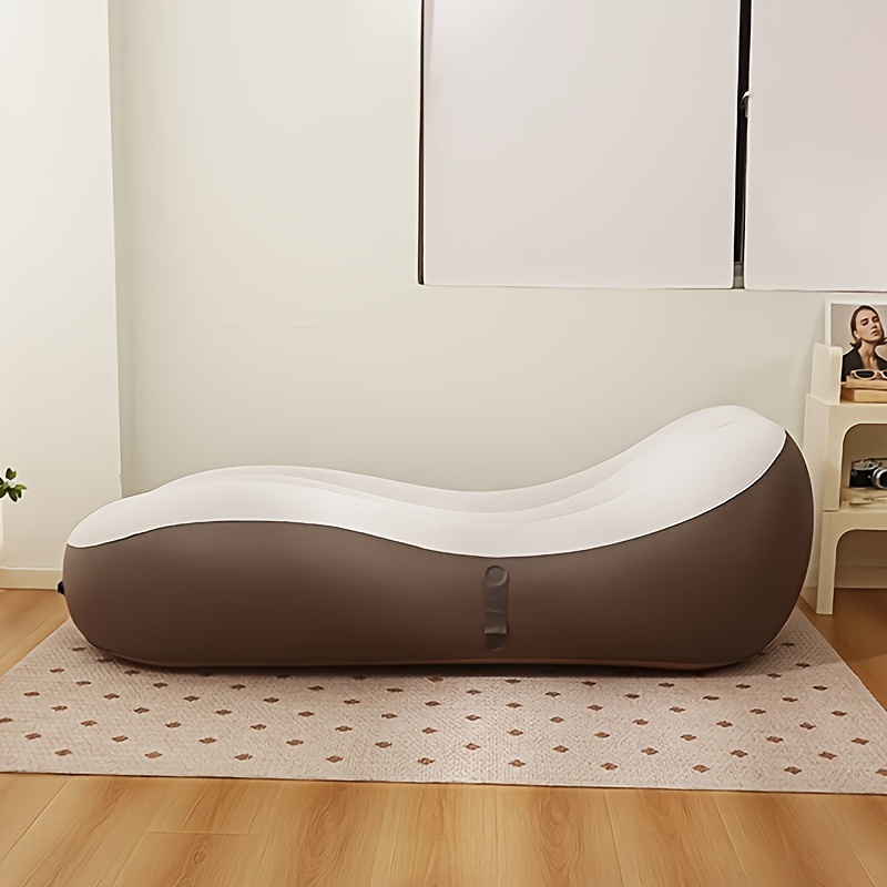 wavy air sofa couch inflatable chaise lounger headrest Temu United Kingdom