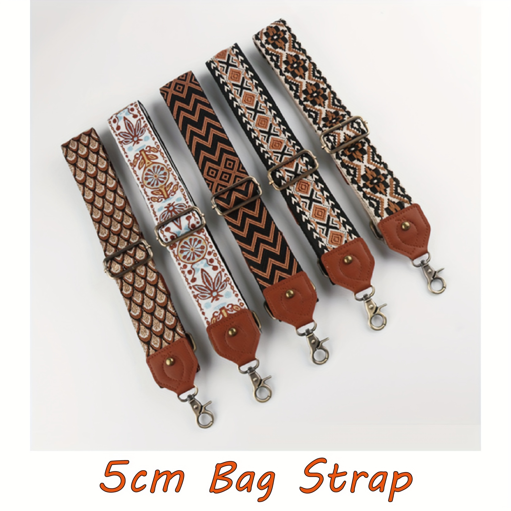 Ethnic Style Shoulder Strap Adjustable Crossbody Strap - Temu Canada